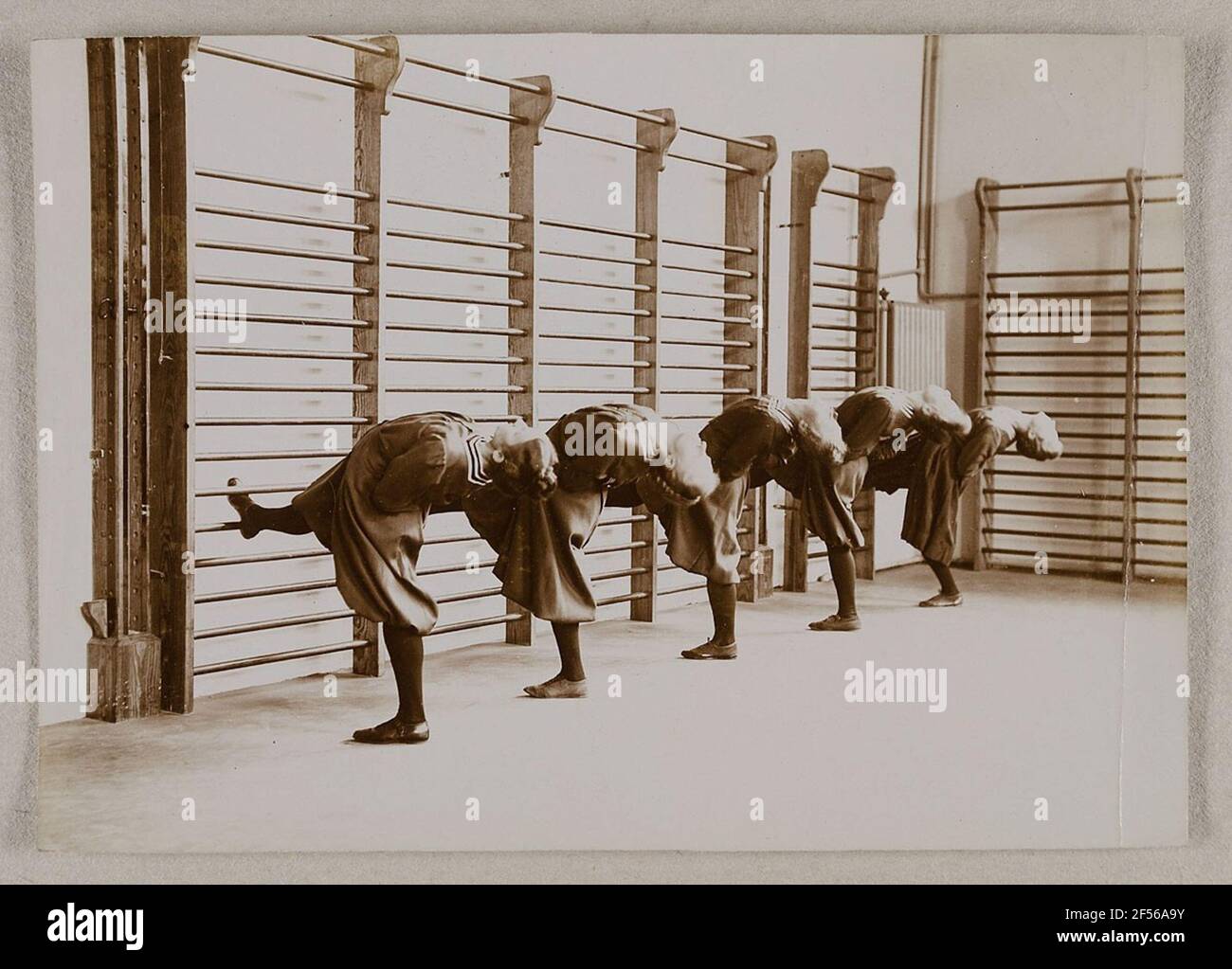 Introduction of Swedish gymnastics in Hamburg by Training Inspector ...