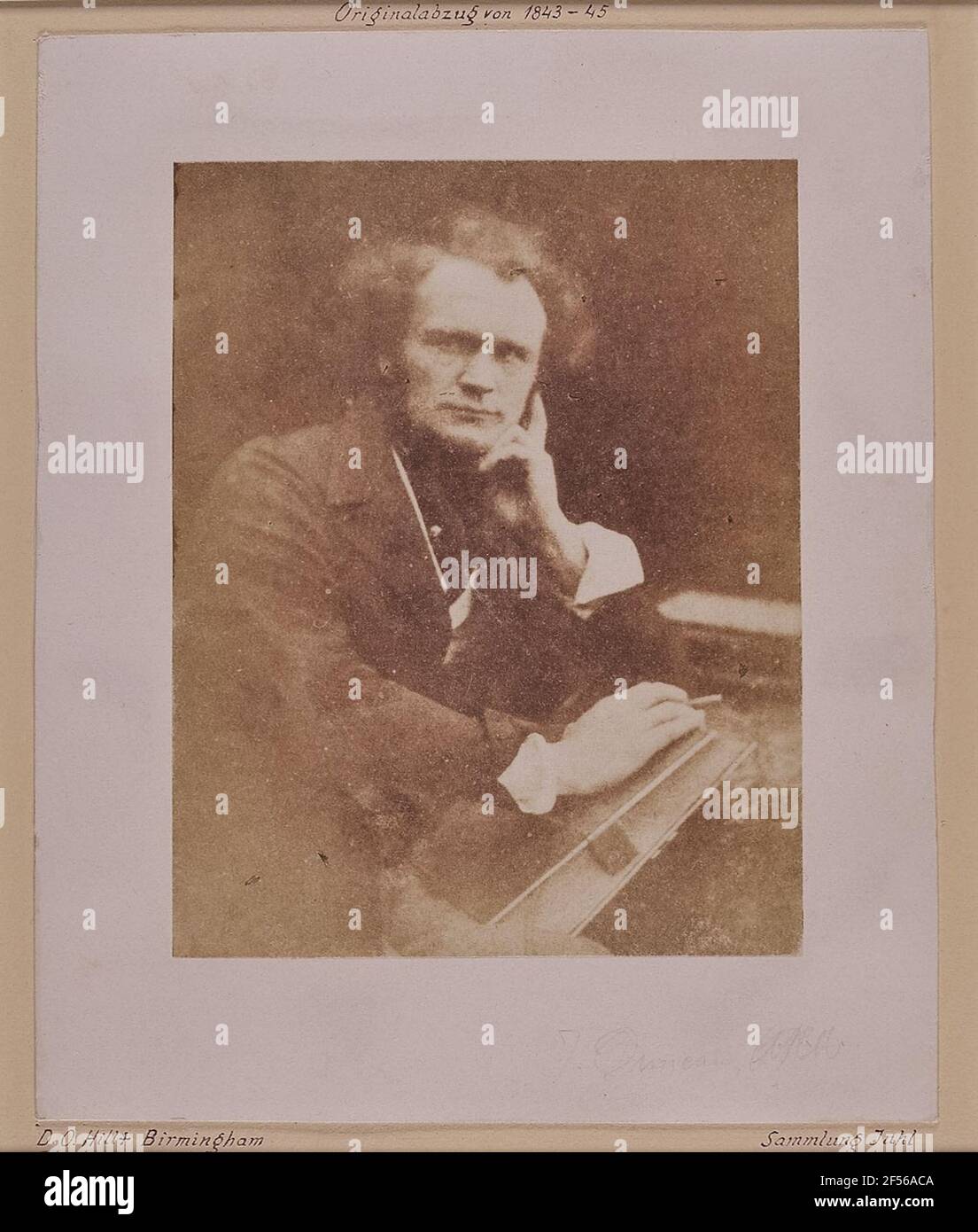 The portrait and theater painter Thomas Duncan. Collection of Juhl ...