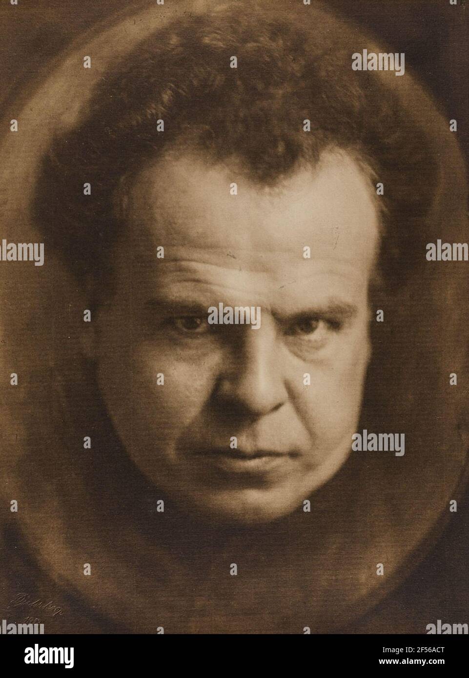 Men's portrait. Collection of Juhl, acquired 1916 Stock Photo - Alamy