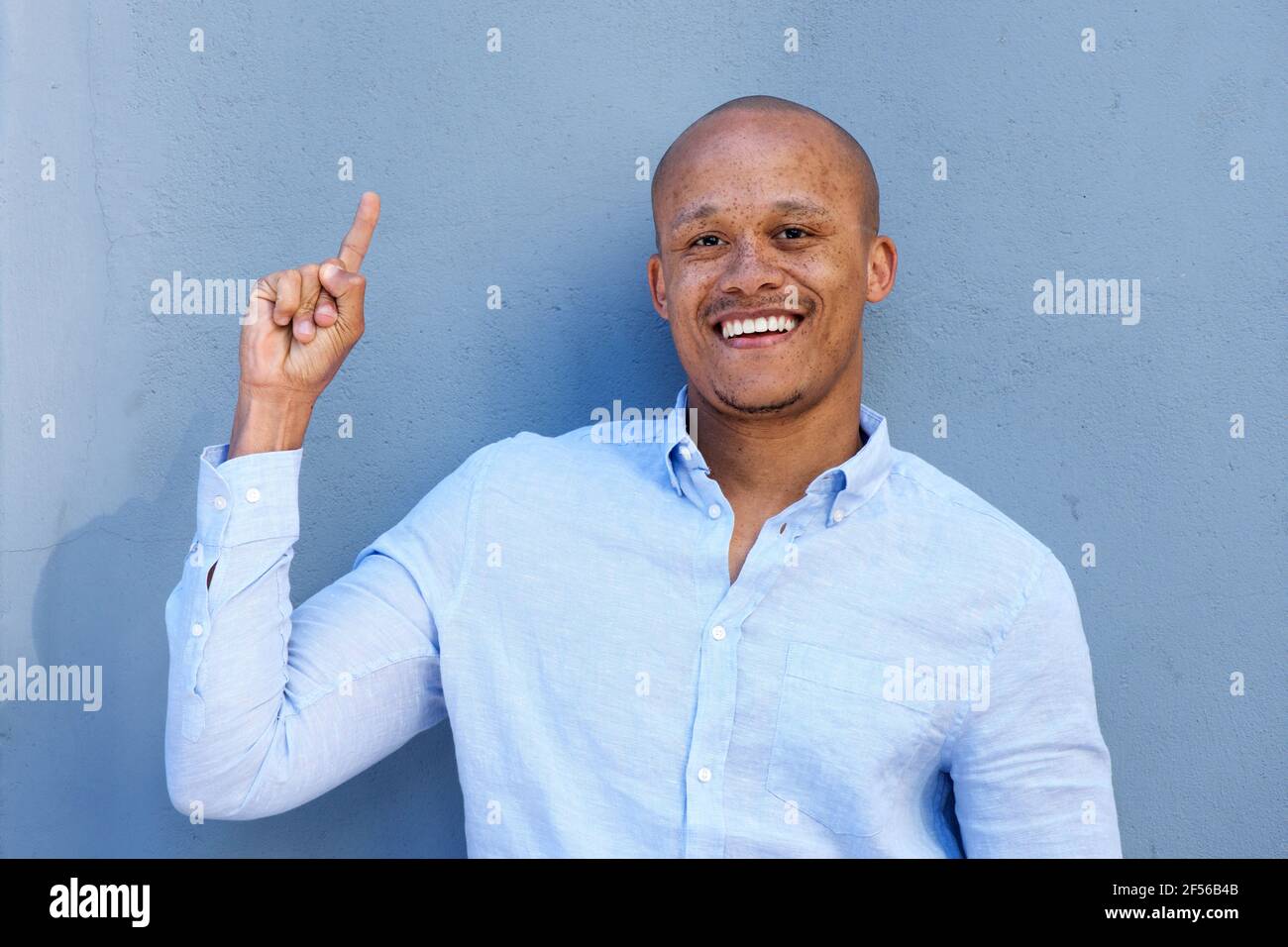 African american businessman pointing finger hi-res stock photography ...