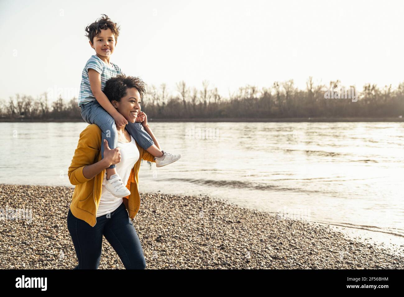 Full length cheerful boy hi-res stock photography and images - Alamy