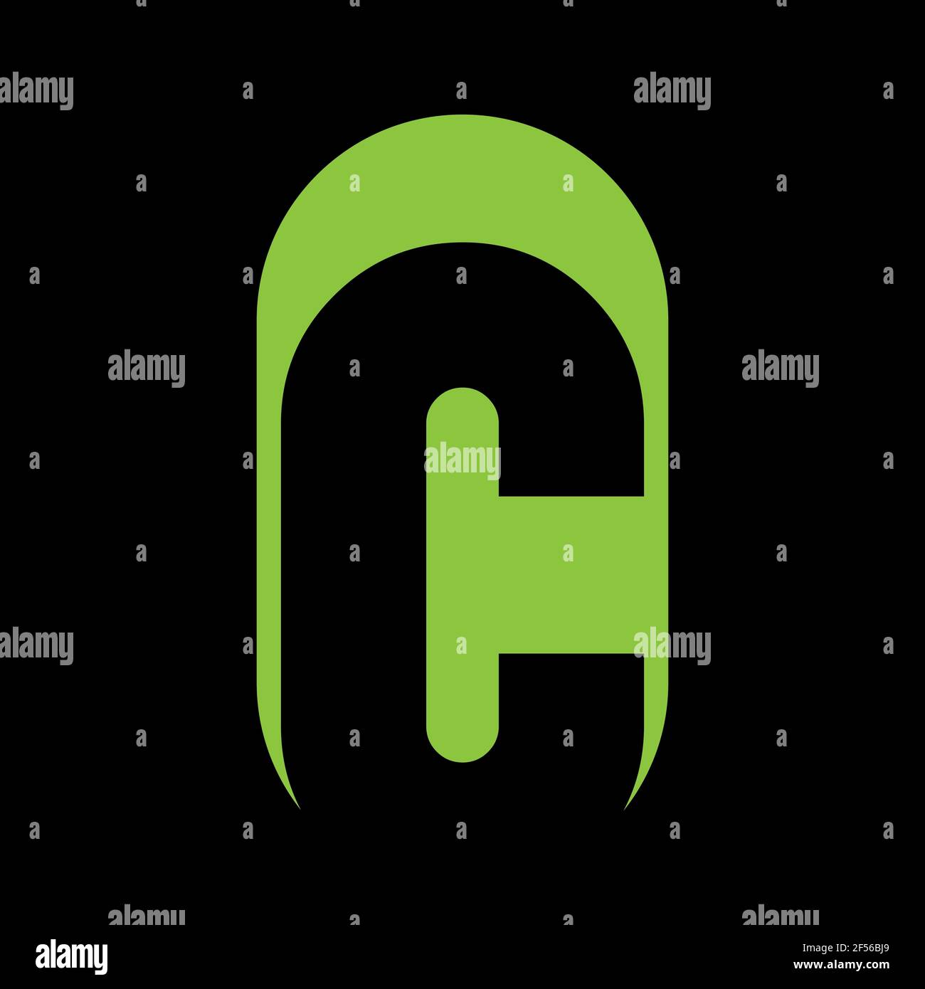 Letter C vector line logo design. Creative minimalism logotype icon ...