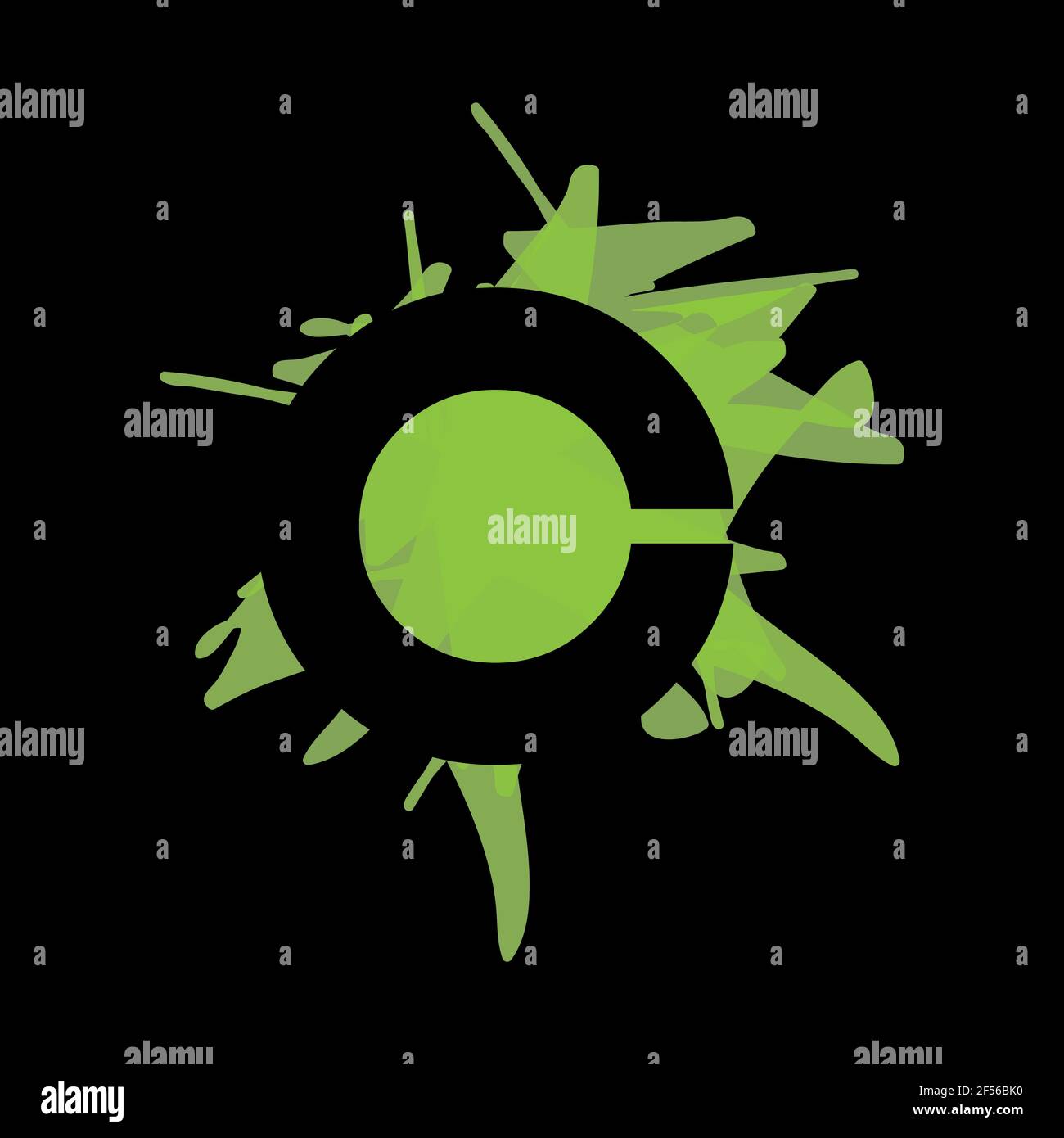 Letter C vector line logo design. Creative minimalism logotype icon ...