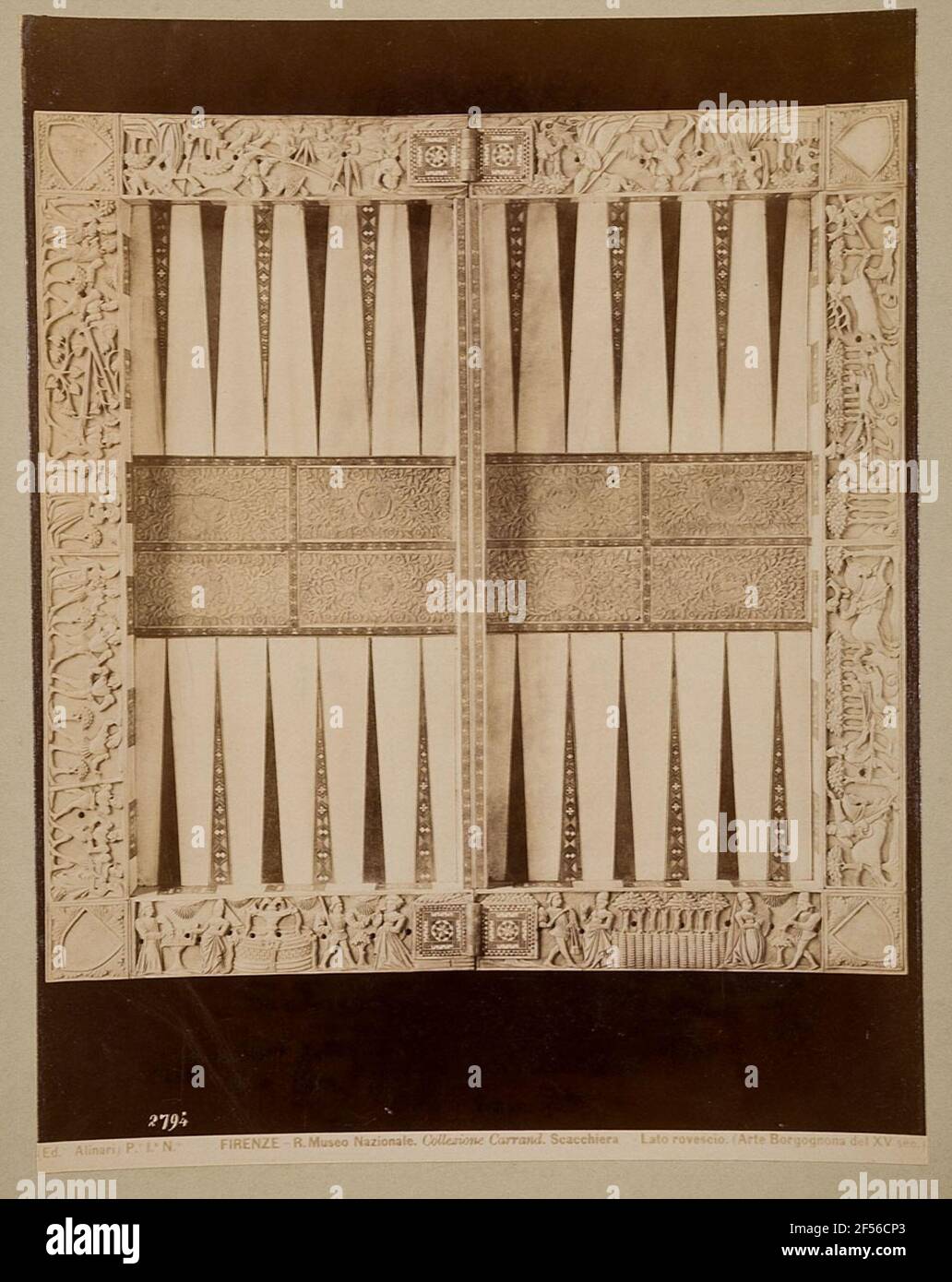 Back of a chess game of the Renaissance (Burgundy) from the Carrand ...