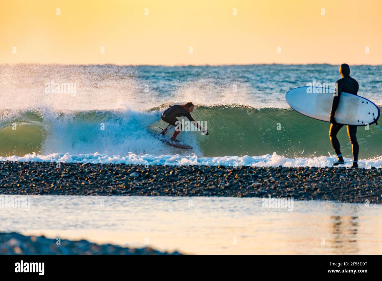 Dusk surfing hi-res stock photography and images - Alamy