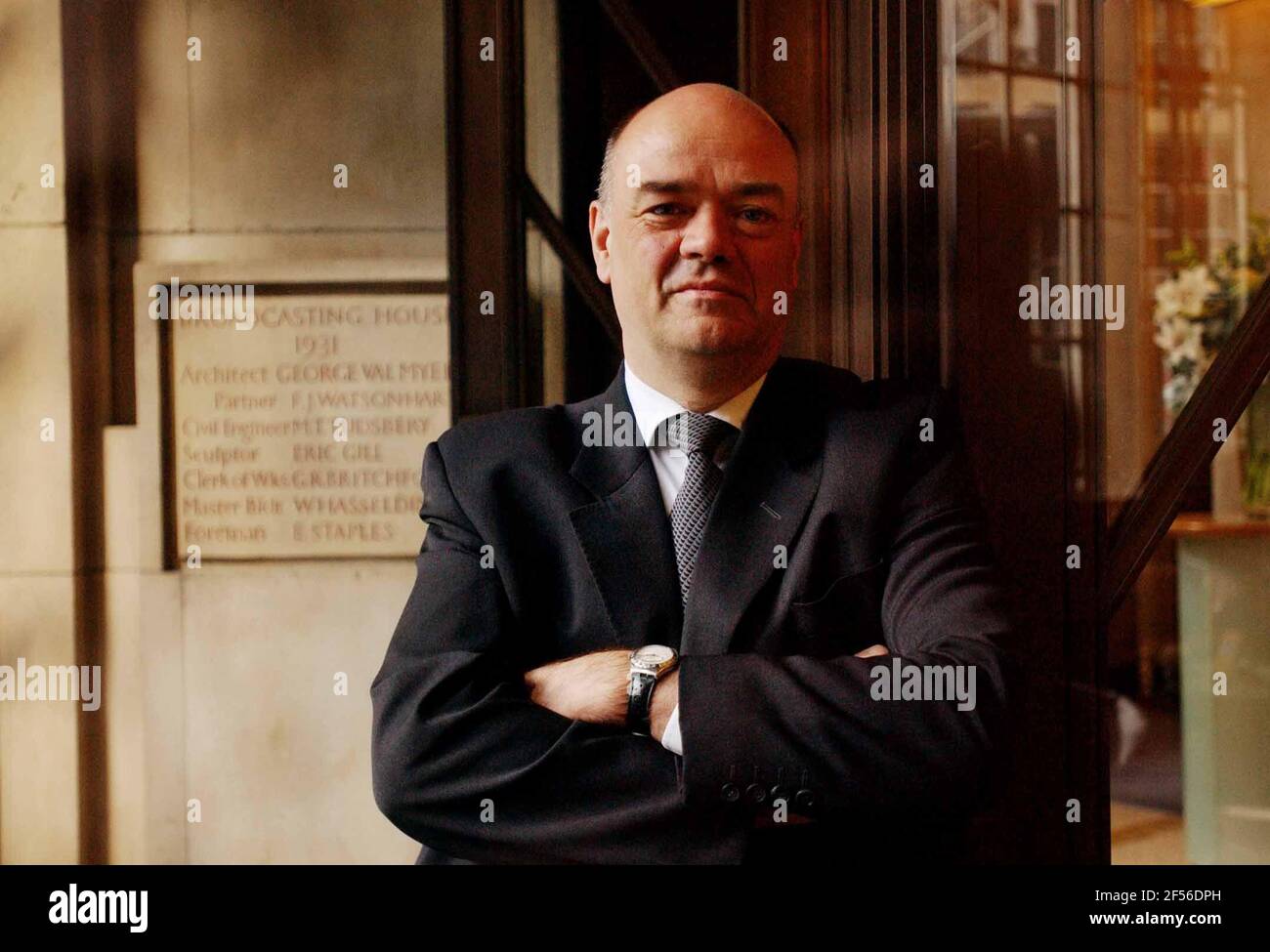 NICHOLAS CENYON AT THE BBC. 11/7/02 PILSTON Stock Photo - Alamy