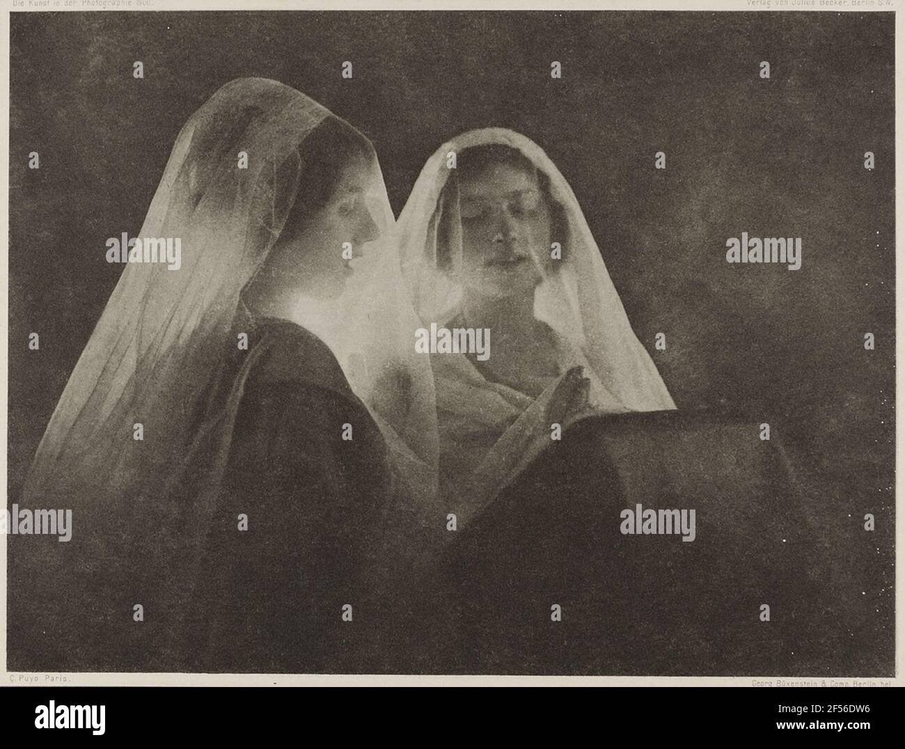 Chant Sacré. Heliogravure from the magazine "Art in Photograph", Berlin ...