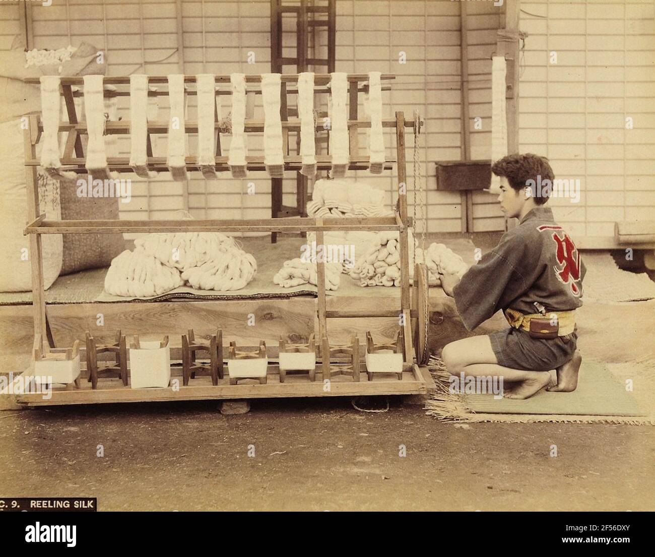 Reeling silk hi-res stock photography and images - Alamy