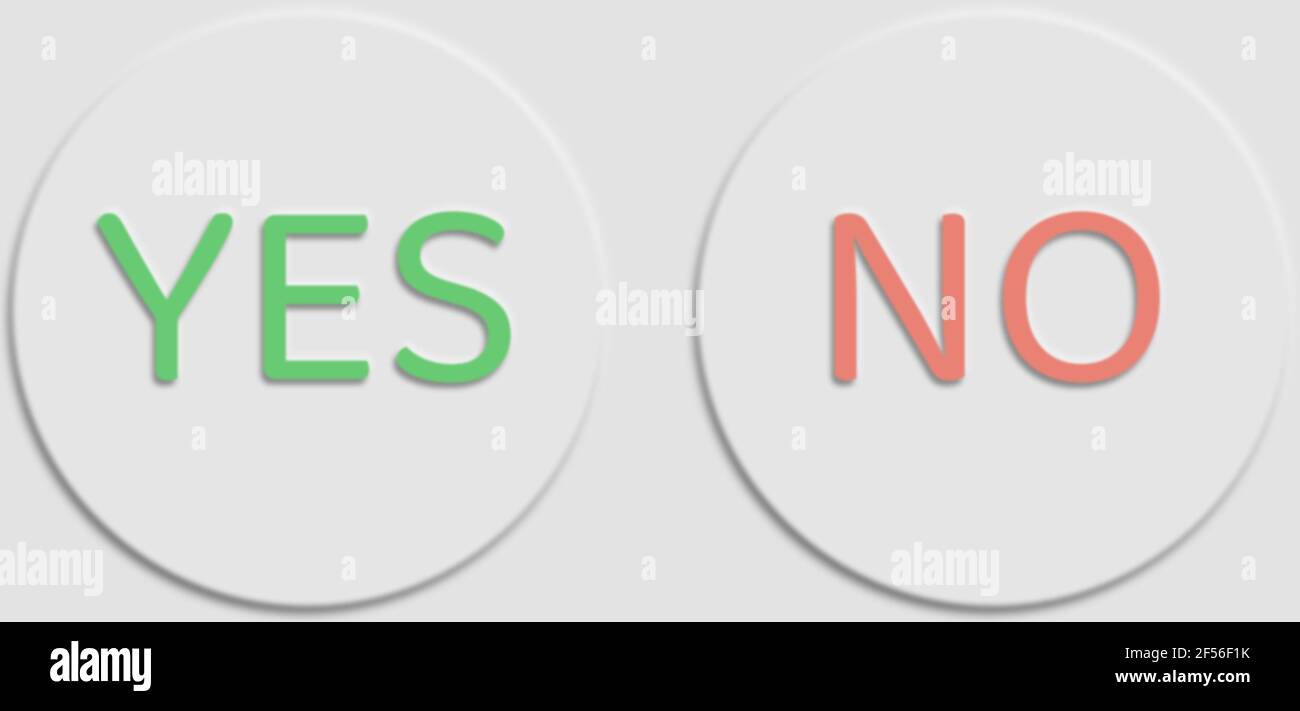 Yes No Button Ui
