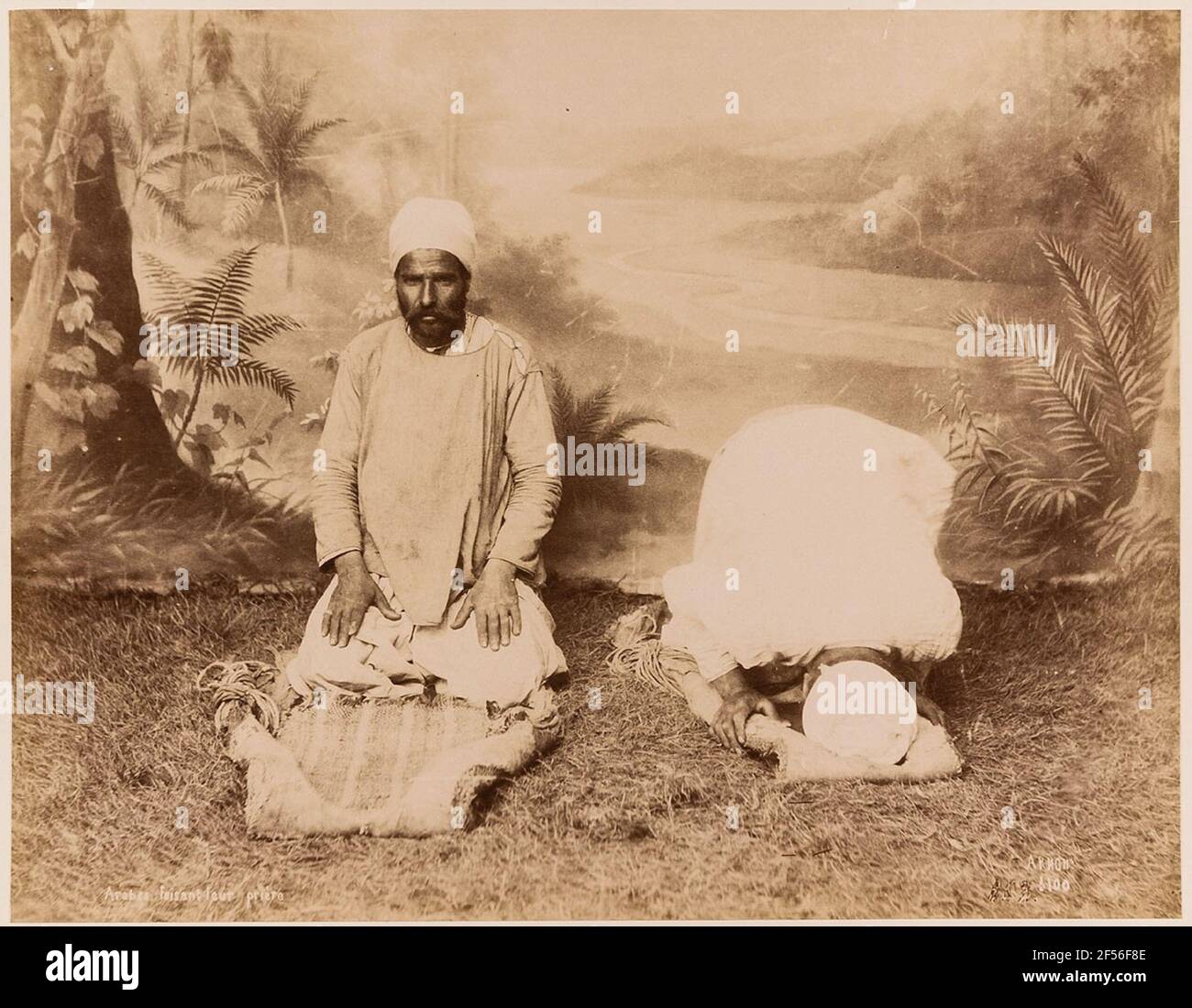 Arabs doing their prayer Stock Photo - Alamy