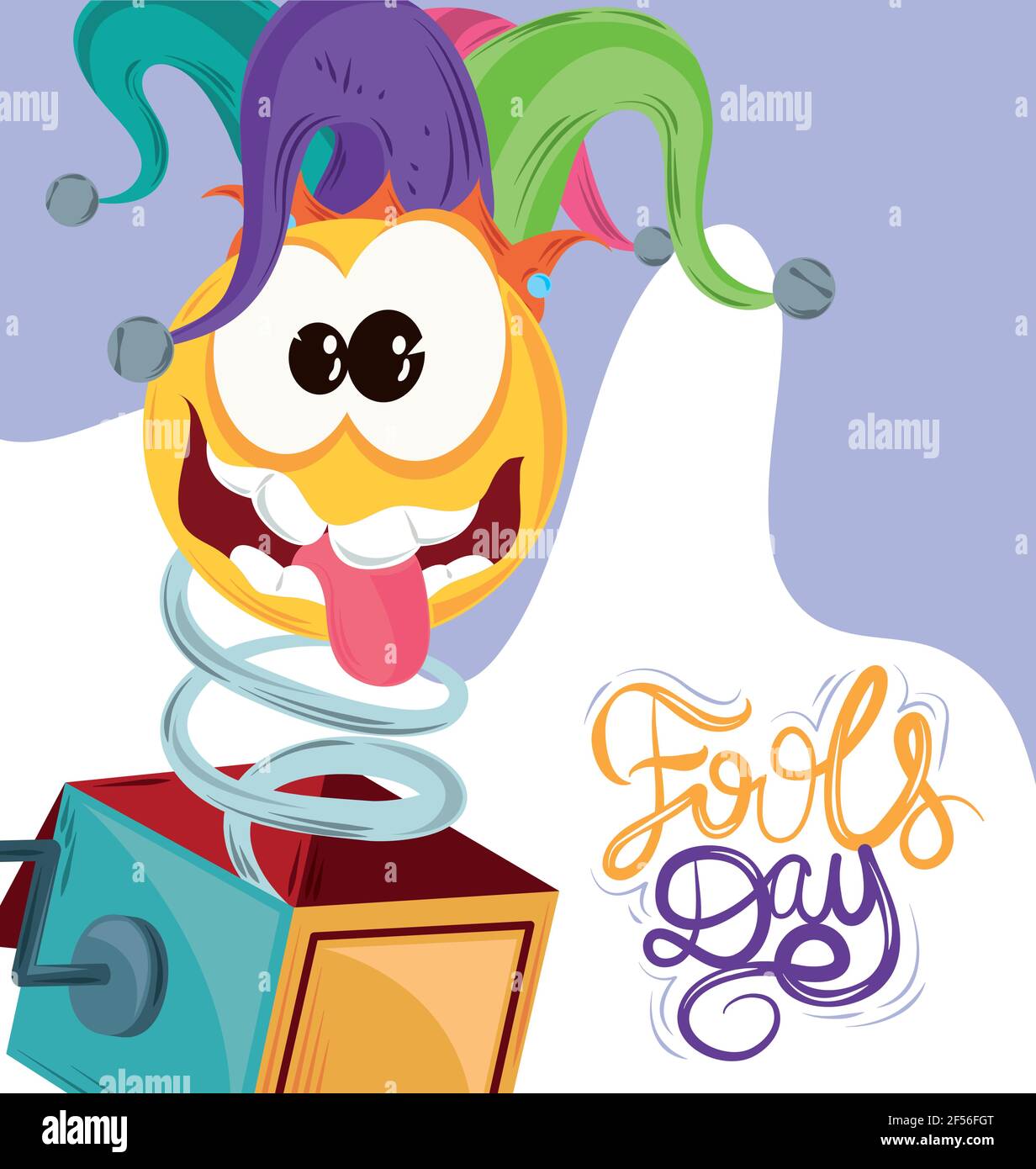 April fools day cartoon face hi-res stock photography and images - Alamy