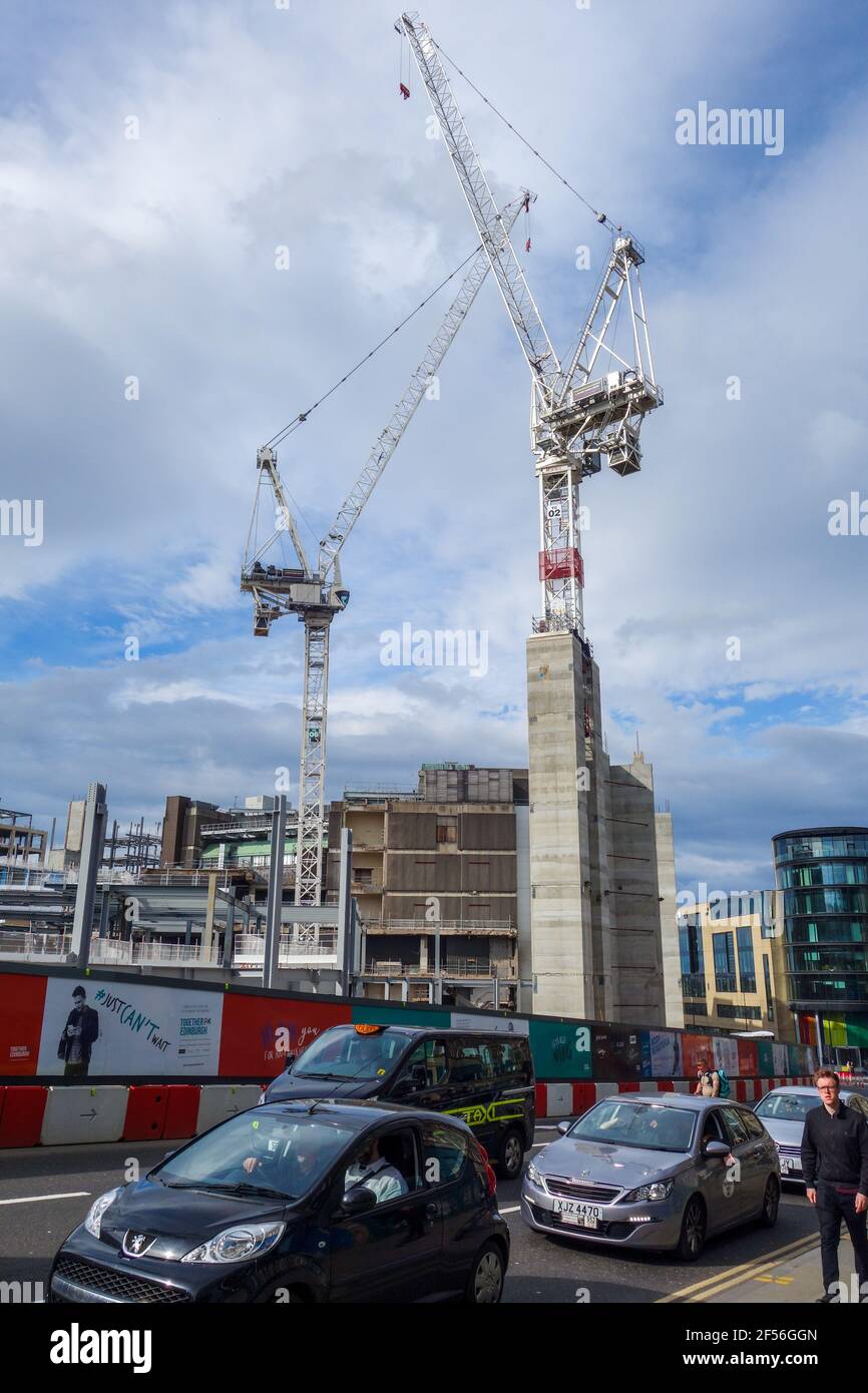St James Quarter under construction in Edinburgh Stock Photo - Alamy