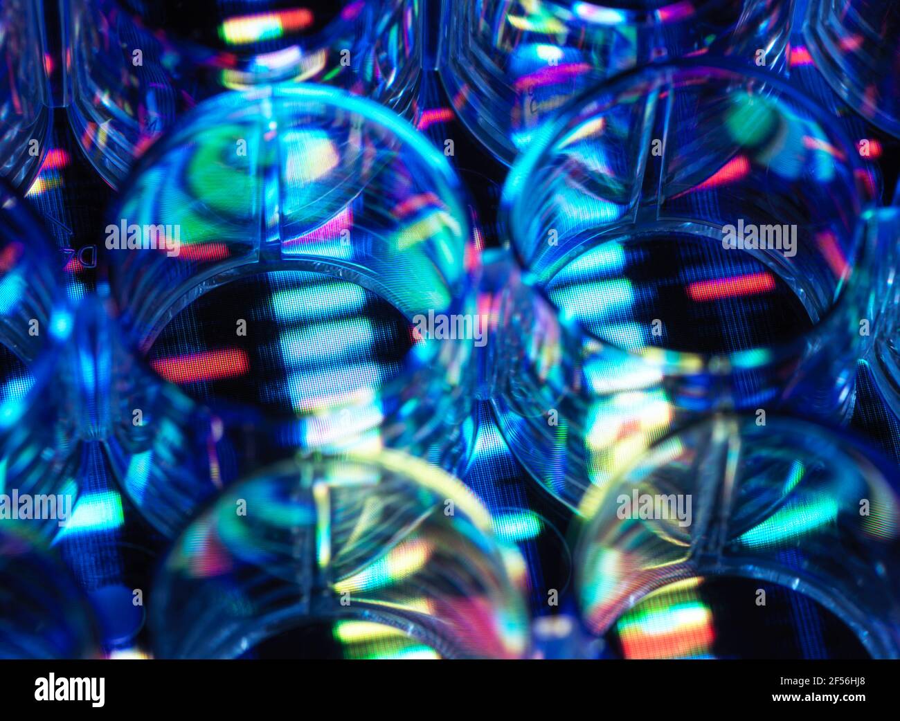 Full frame of colorful microplate in lab Stock Photo - Alamy