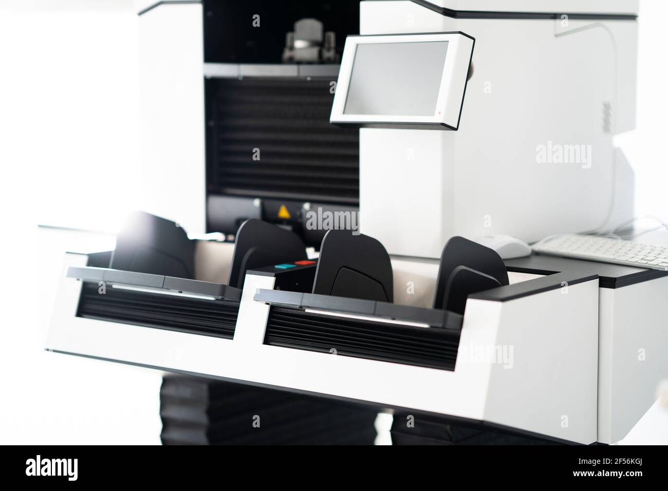 Modern office document scanners Stock Photo - Alamy