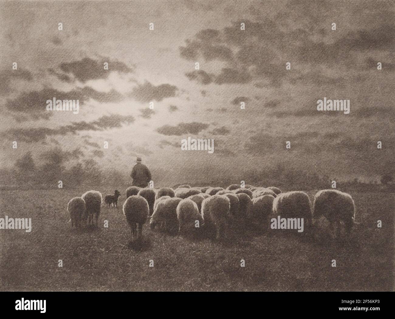 At sunset. SAMMLUNG Juhl Stock Photo - Alamy