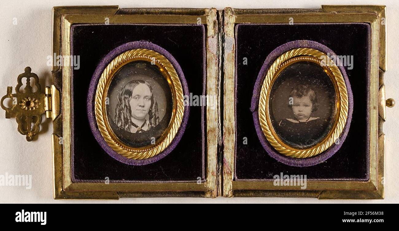 Unknown mother and her child Stock Photo - Alamy