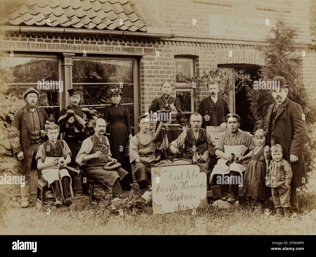 Staff of the Shoemaker Master Stahmer Stock Photo - Alamy