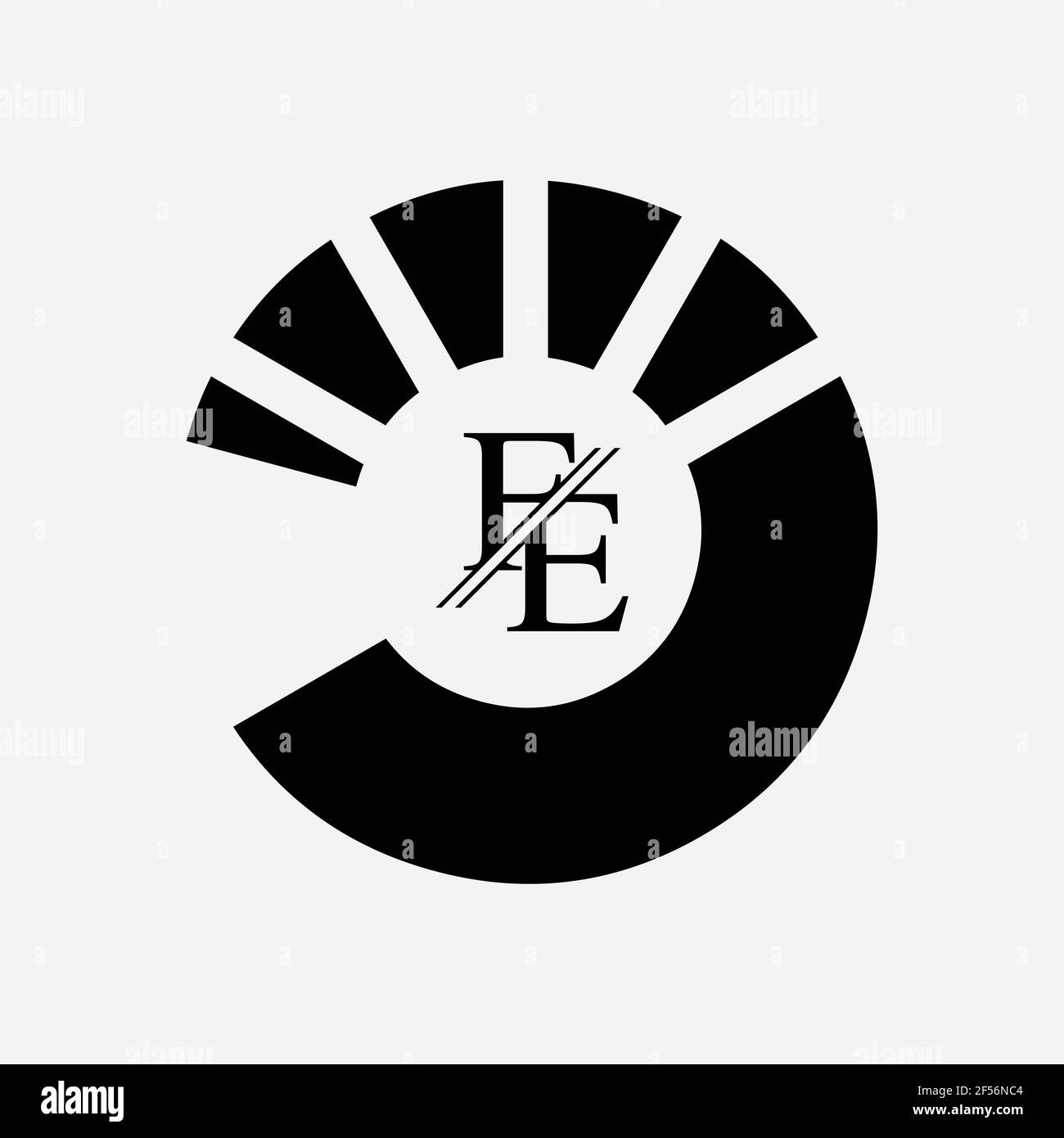 Letter fe logo hi-res stock photography and images - Alamy