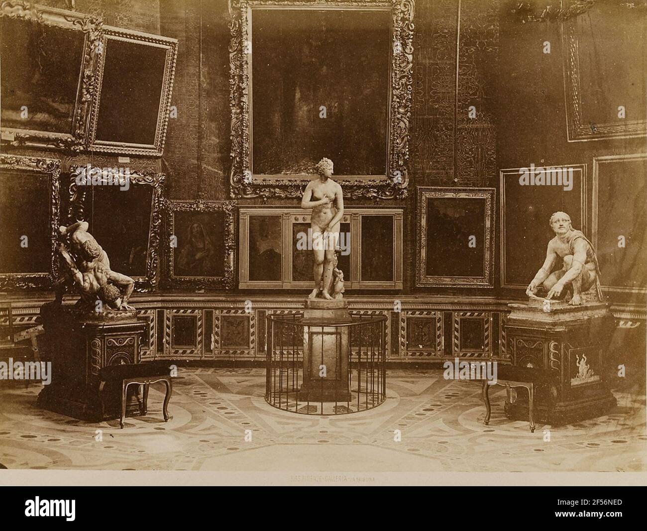 Florence - Gallery, the Tribune Stock Photo - Alamy