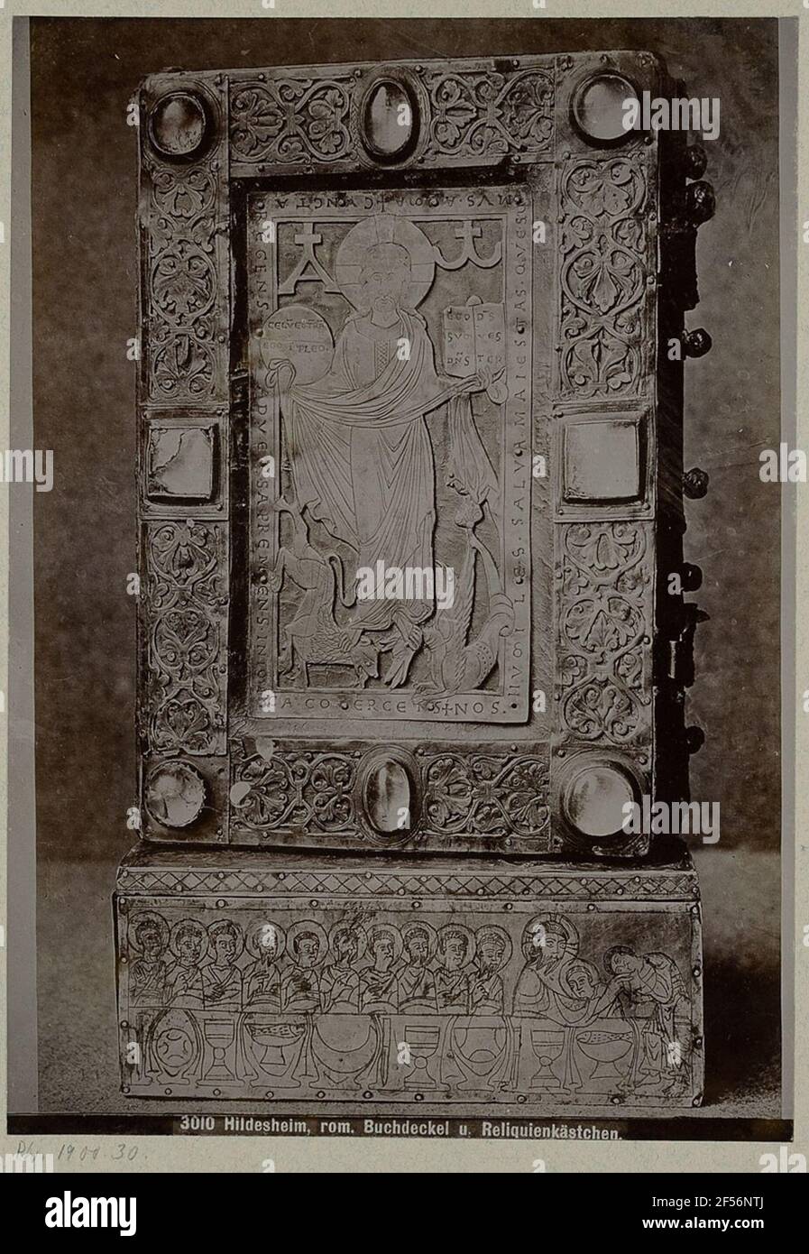 Hildesheim, Romanesque book cover and relic box Stock Photo - Alamy