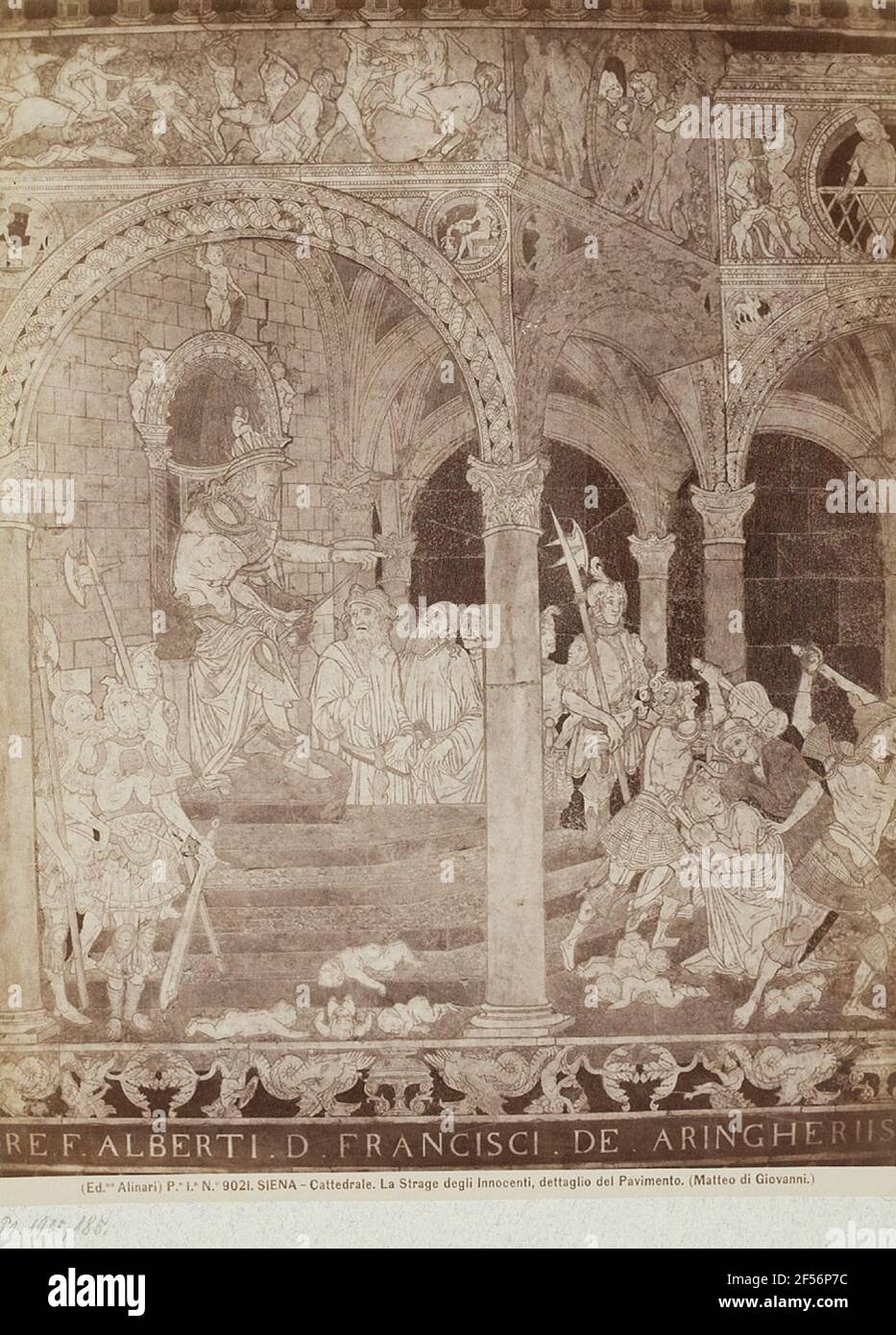 Matteo di Giovanni: The murder of innocent children, detail of the ...