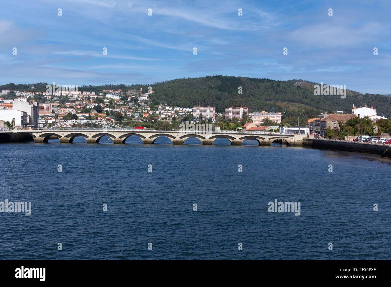 bridge over river in the north of Galicia in Spain Stock Photo - Alamy