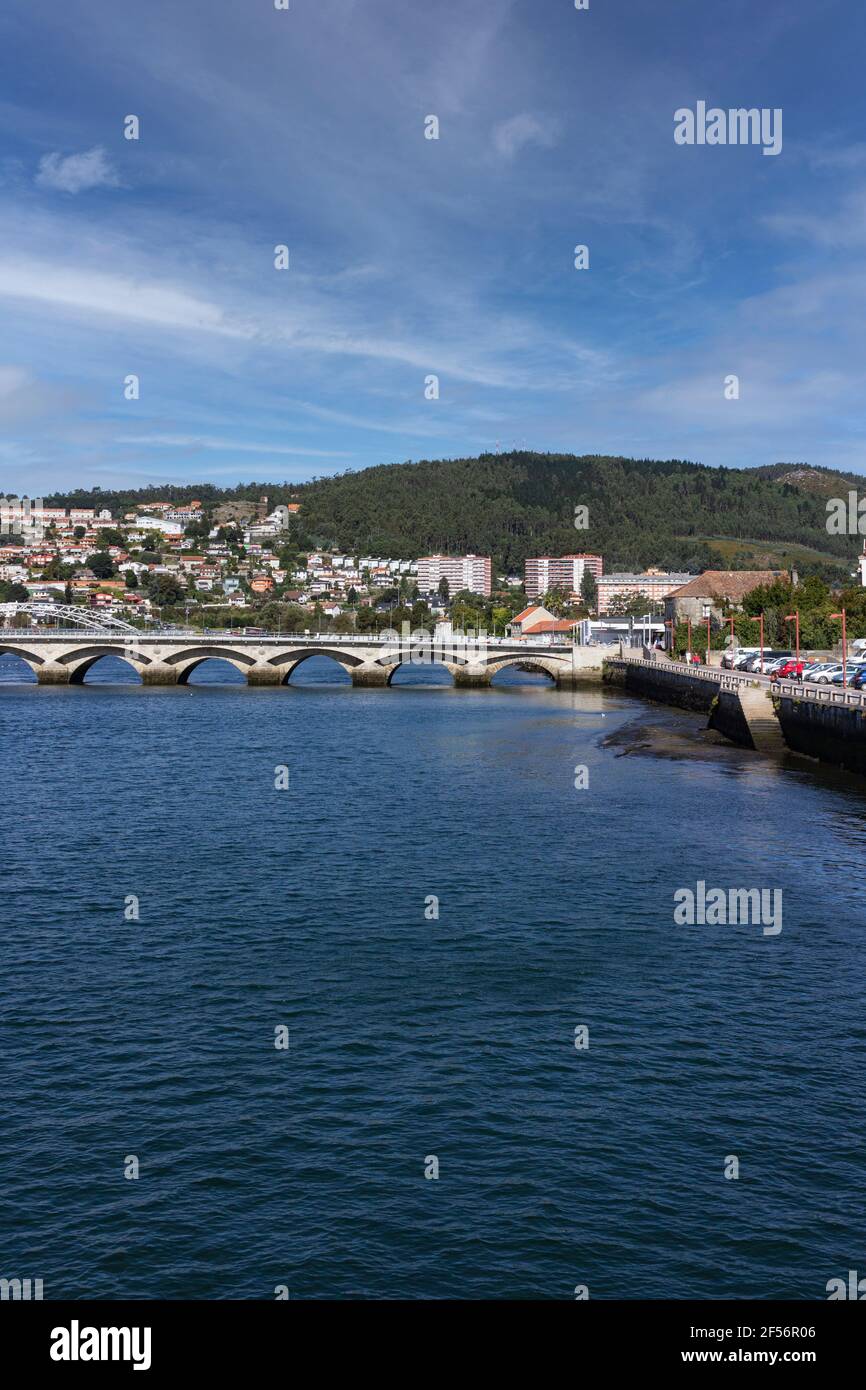 bridge over river in the north of Galicia in Spain Stock Photo - Alamy