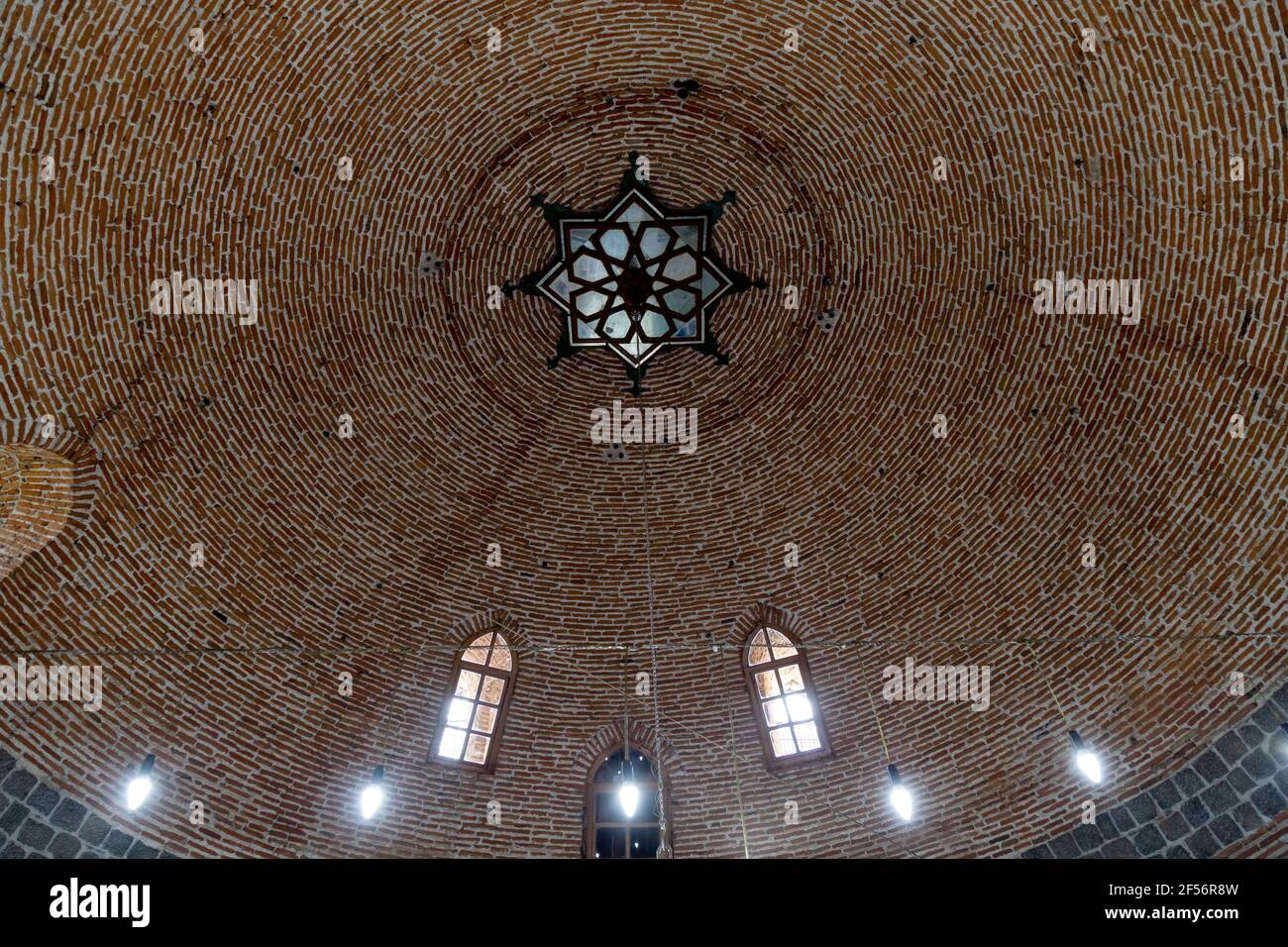 Virgin Mary Syriac Orthodox Church in Diyarbakir, Turkey. A detail from ...