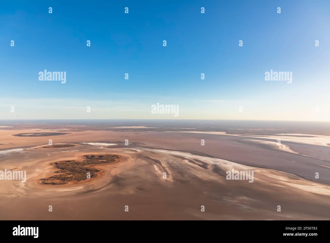 Australia, Northern Territory, Aerial view of clear sky over Lake ...