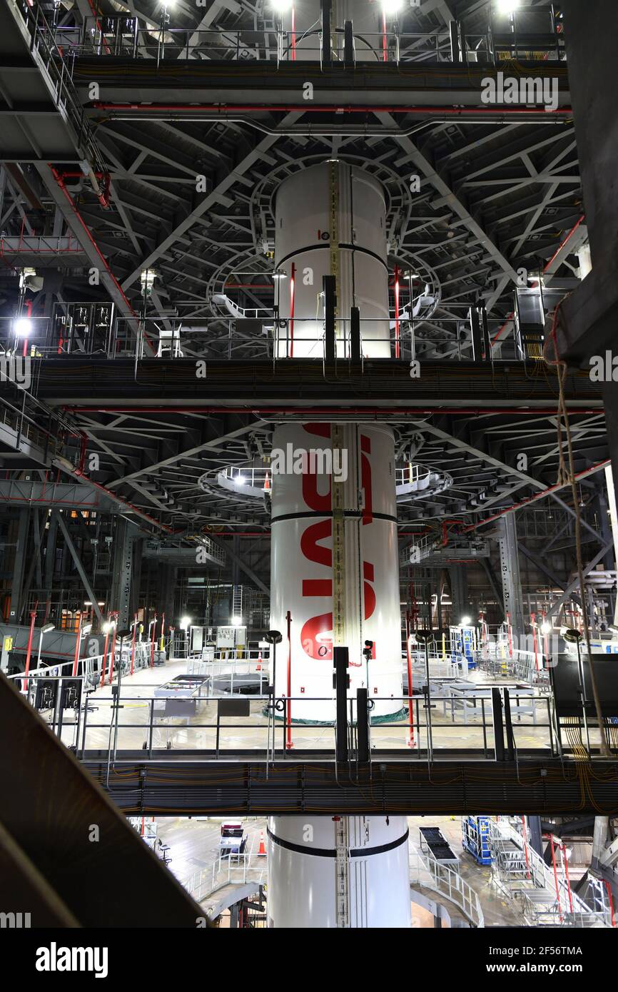 Kennedy Space Center, United States. 24th Mar, 2021. Inside the Vehicle ...