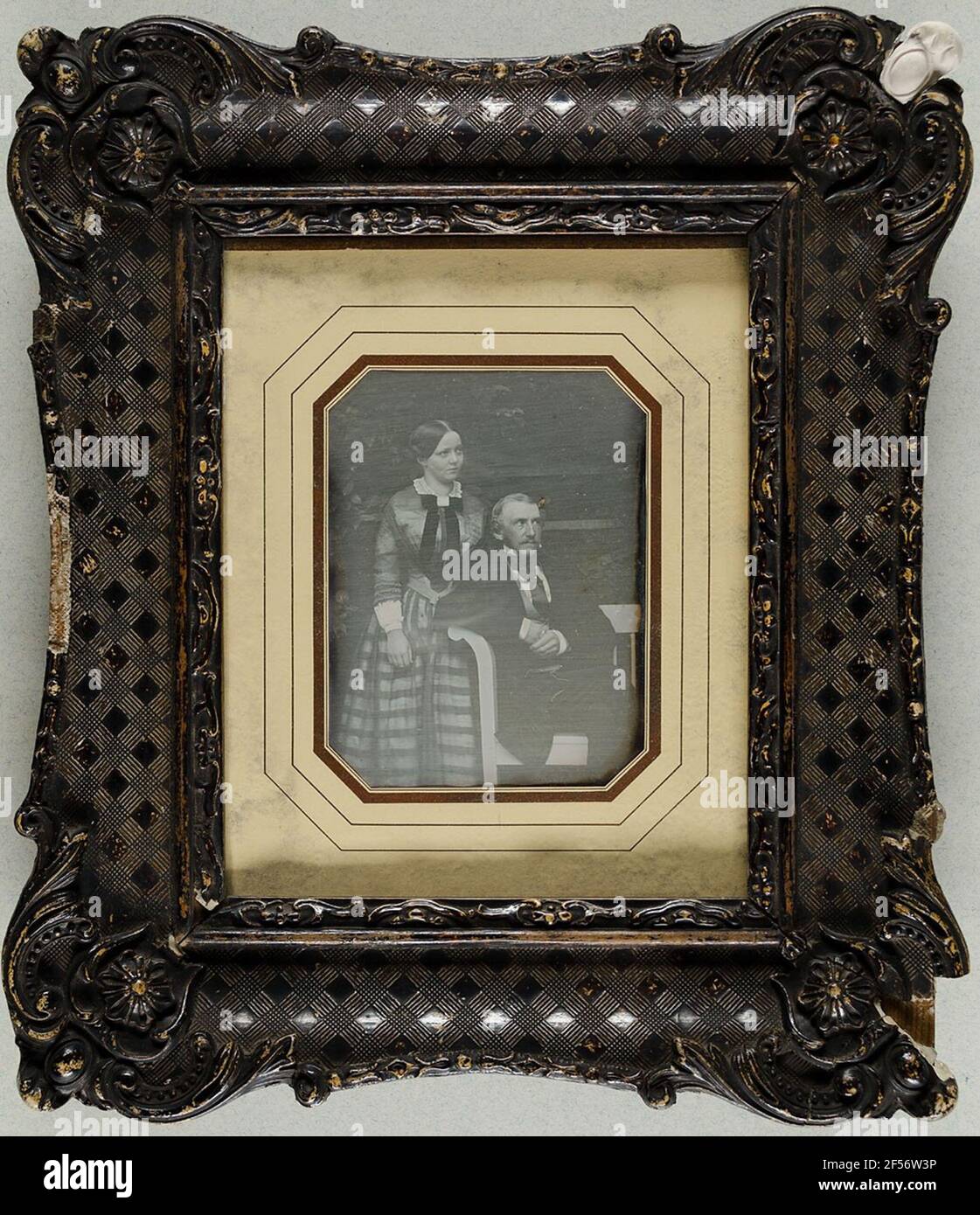 An unknown couple (father and daughter Stock Photo - Alamy