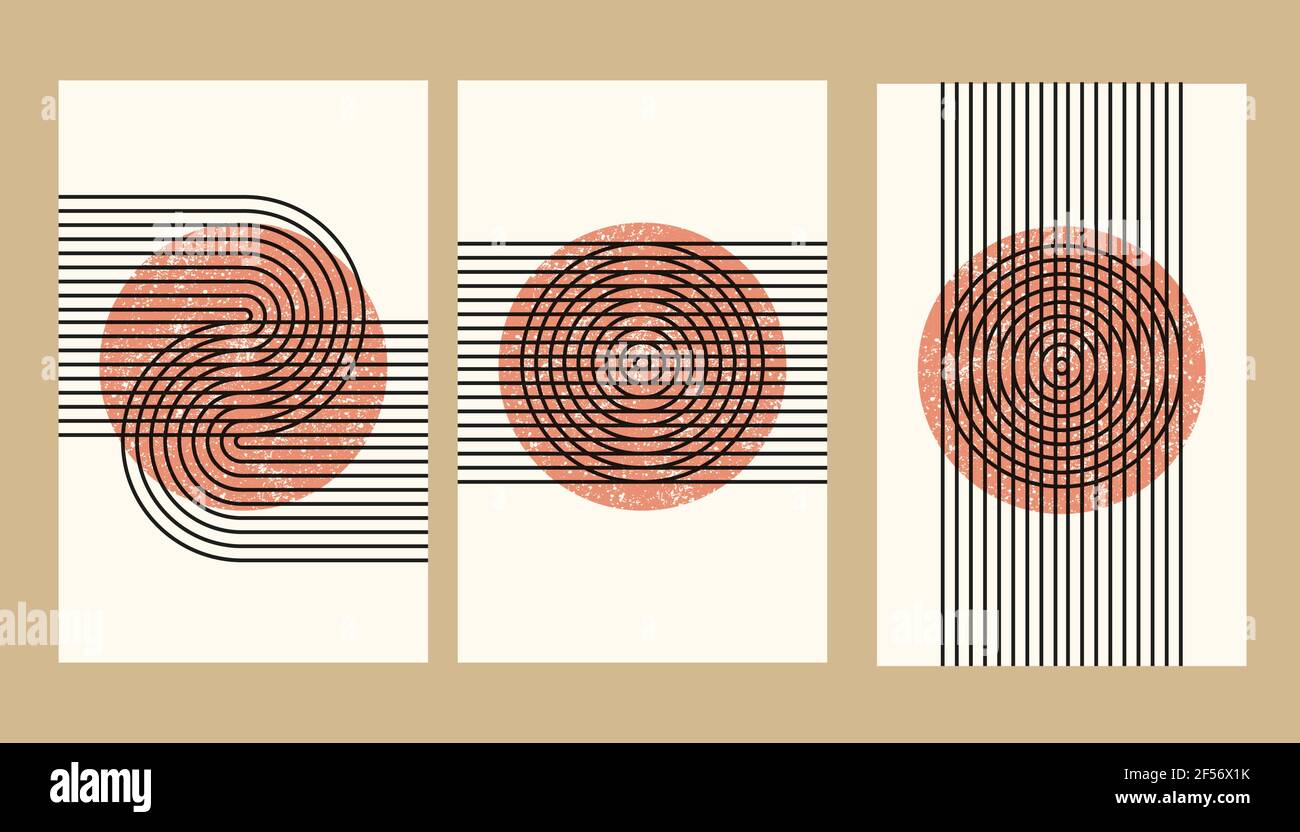 Mid century modern pattern hi-res stock photography and images - Alamy