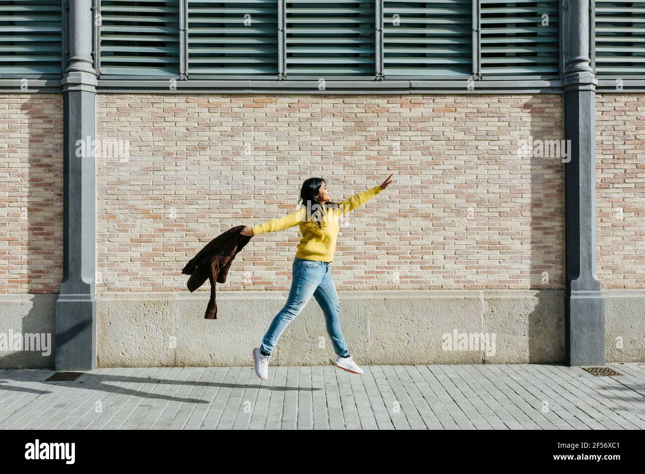 Jacket jumping hi-res stock photography and images - Alamy