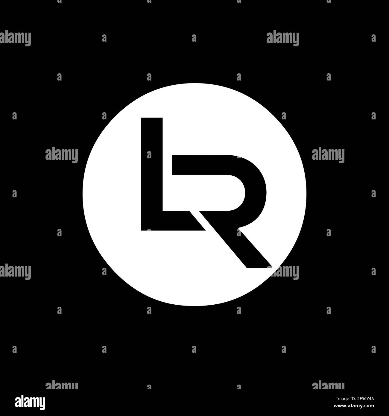 LR. Monogram of Two letters L & R. Luxury, simple, stylish and elegant ...