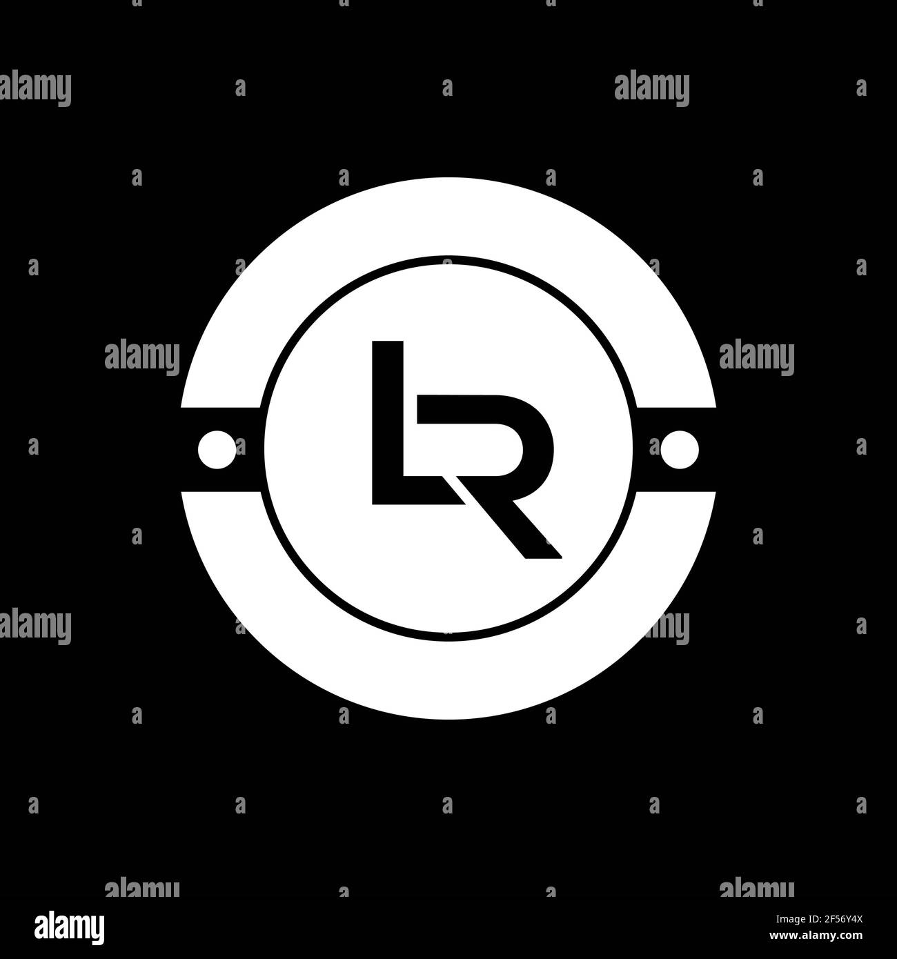 LR. Monogram of Two letters L & R. Luxury, simple, stylish and elegant ...