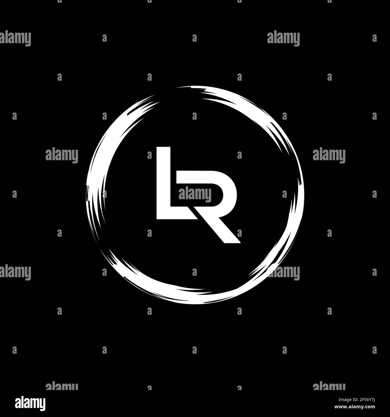 LR. Monogram of Two letters L & R. Luxury, simple, stylish and elegant ...