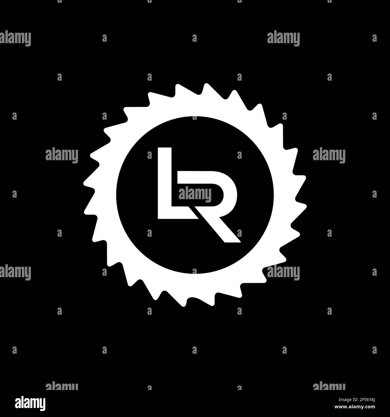 LR. Monogram of Two letters L & R. Luxury, simple, stylish and elegant ...