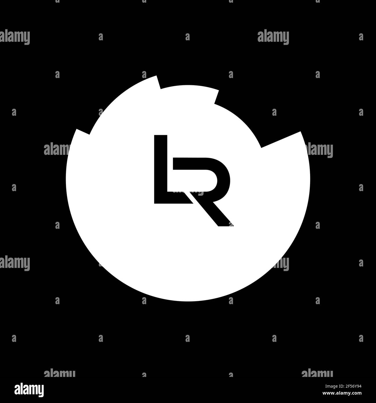 LR. Monogram of Two letters L & R. Luxury, simple, stylish and elegant ...