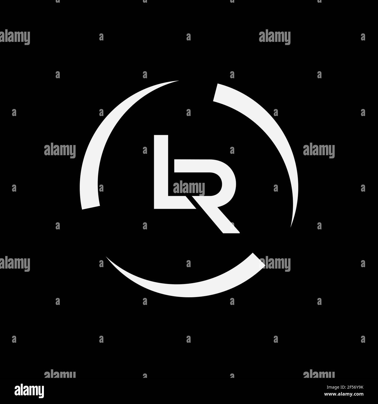 LR. Monogram of Two letters L & R. Luxury, simple, stylish and elegant ...