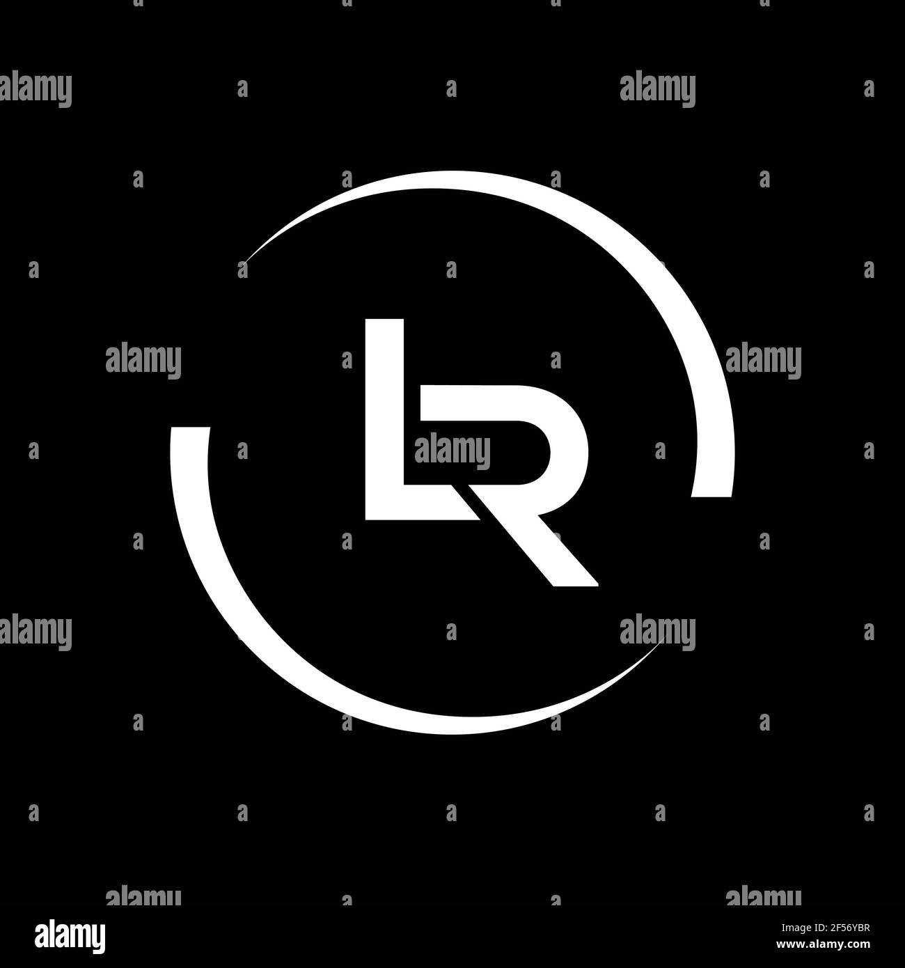 LR. Monogram of Two letters L & R. Luxury, simple, stylish and elegant ...
