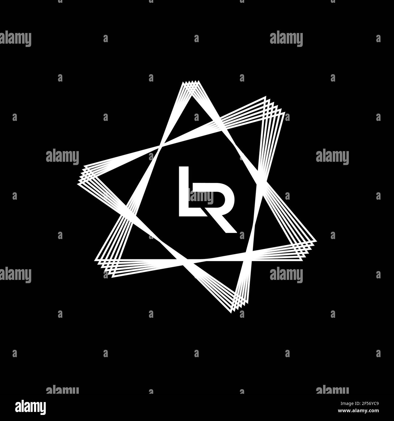 LR. Monogram of Two letters L & R. Luxury, simple, stylish and elegant ...