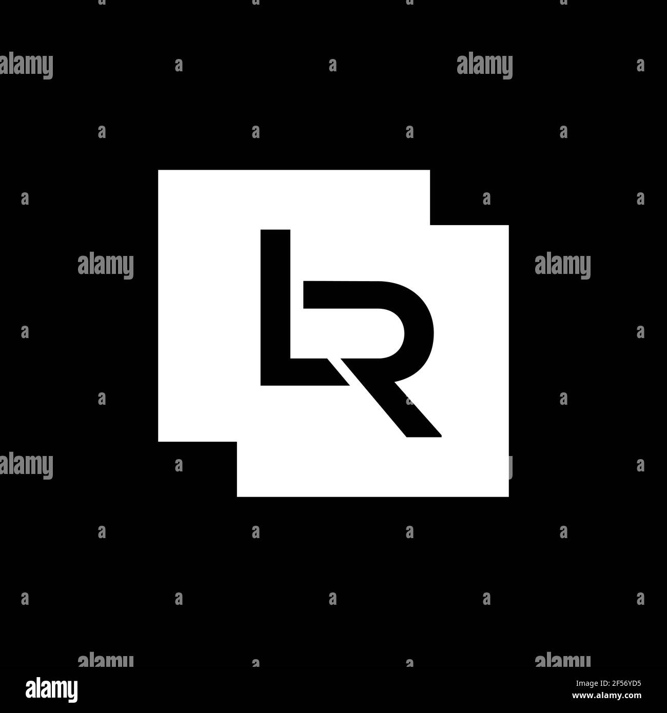 LR. Monogram of Two letters L & R. Luxury, simple, stylish and elegant ...