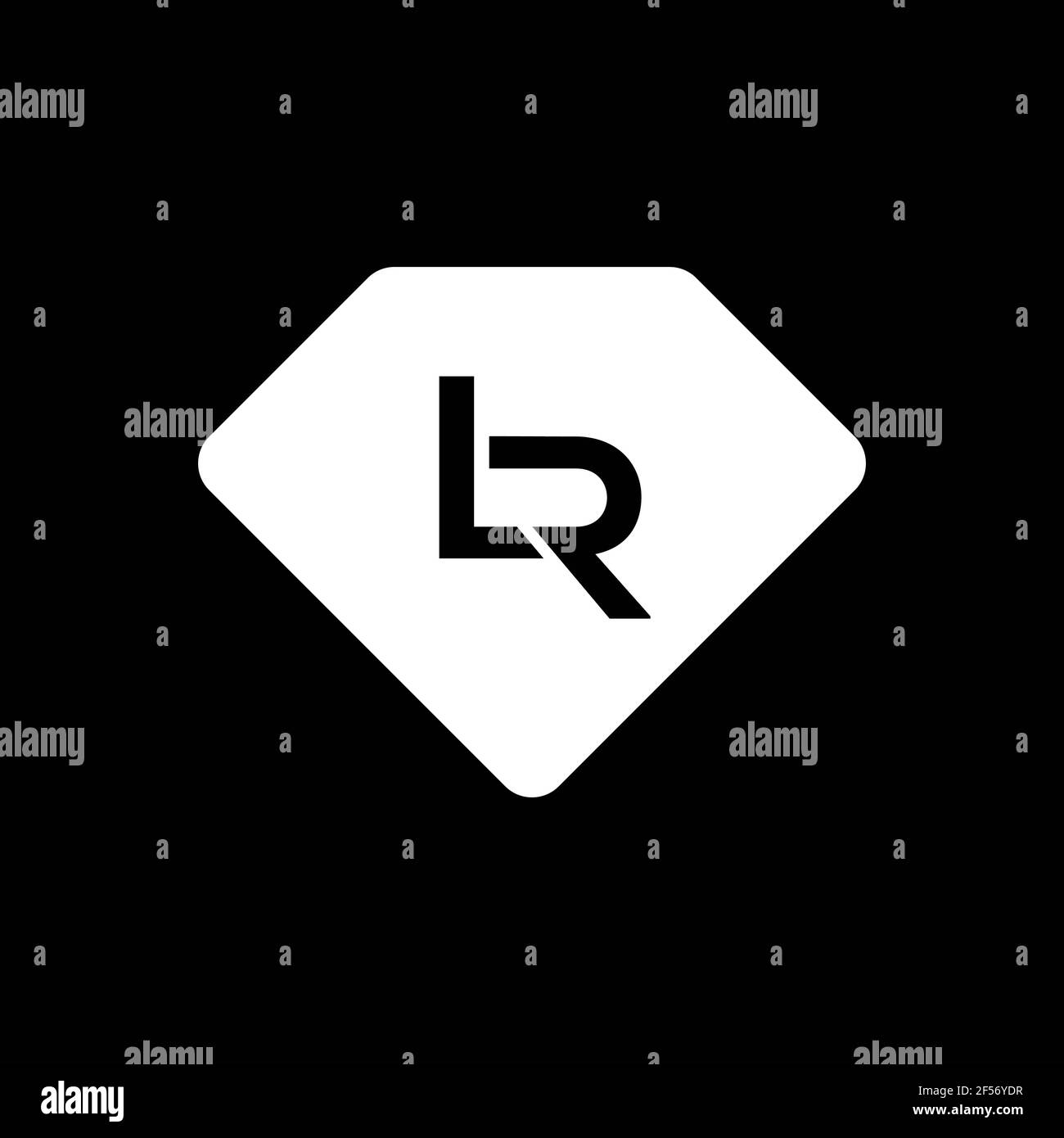 LR. Monogram of Two letters L & R. Luxury, simple, stylish and elegant ...