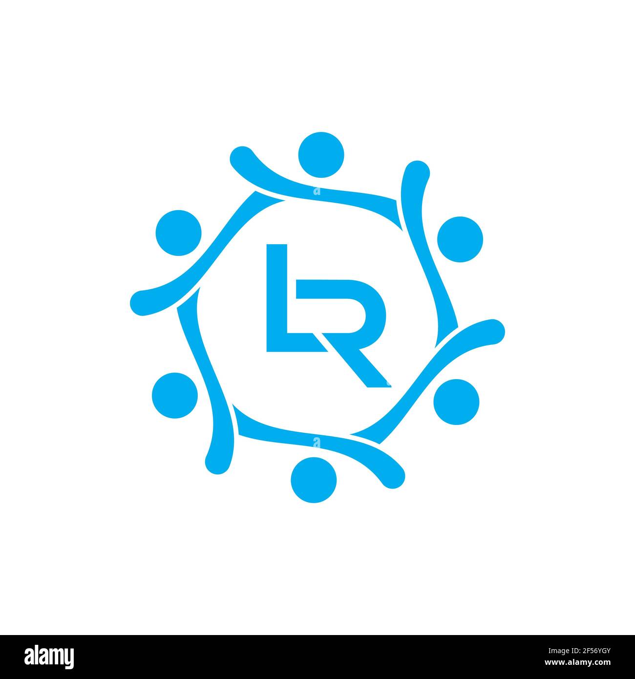 LR. Monogram of Two letters L & R. Luxury, simple, stylish and elegant ...