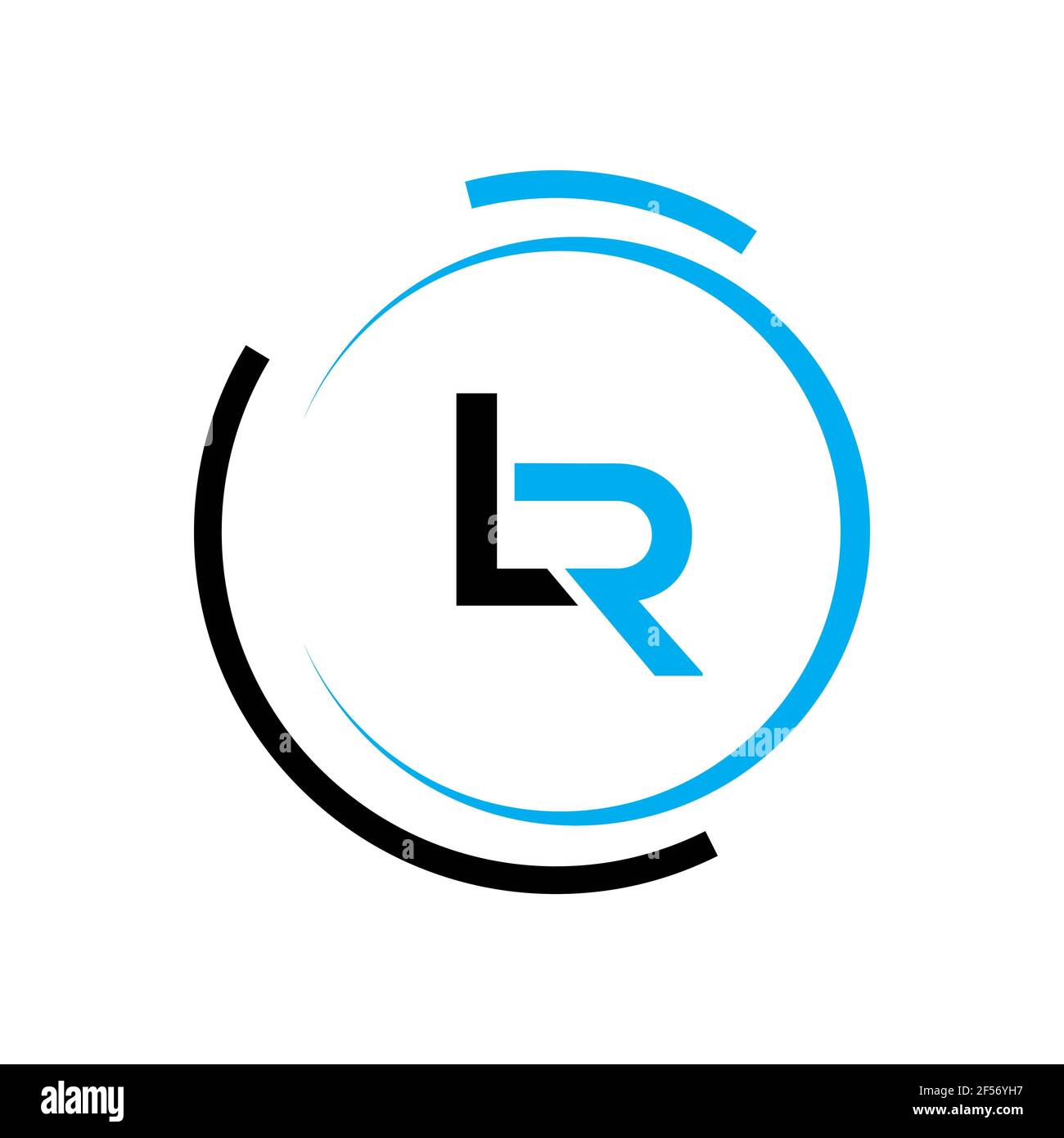 LR. Monogram of Two letters L & R. Luxury, simple, stylish and elegant ...