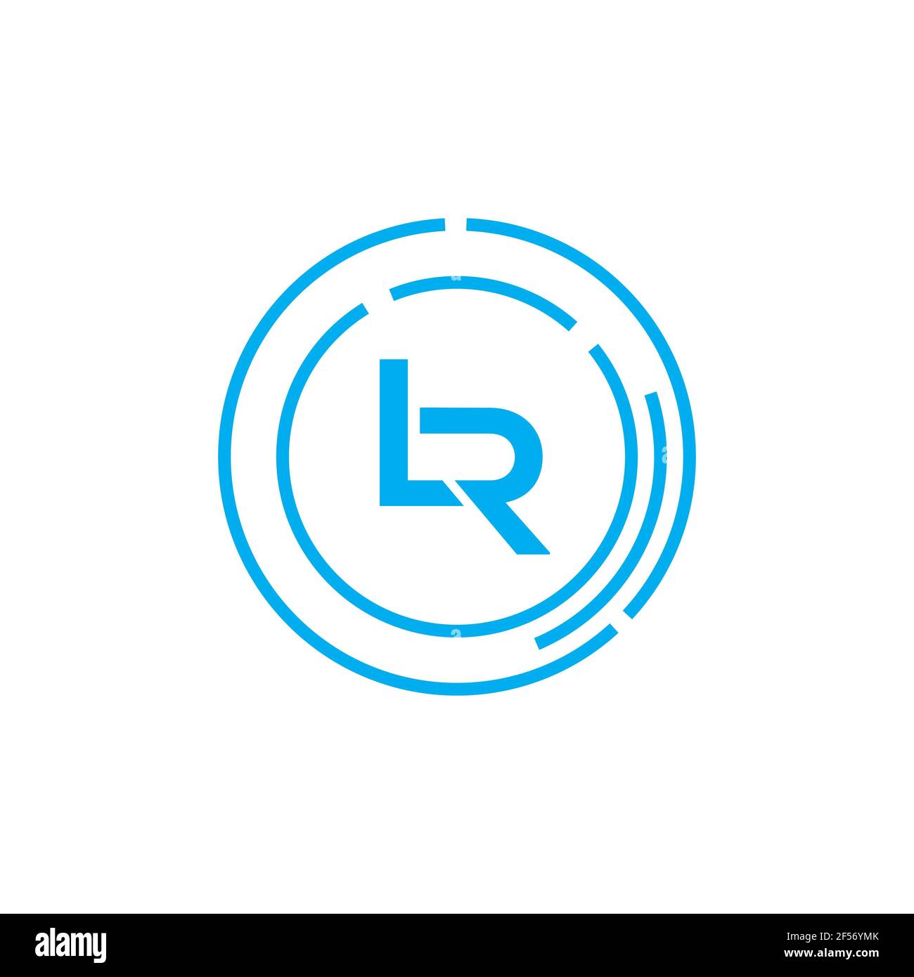 Simple monogram with letters hi-res stock photography and images - Alamy