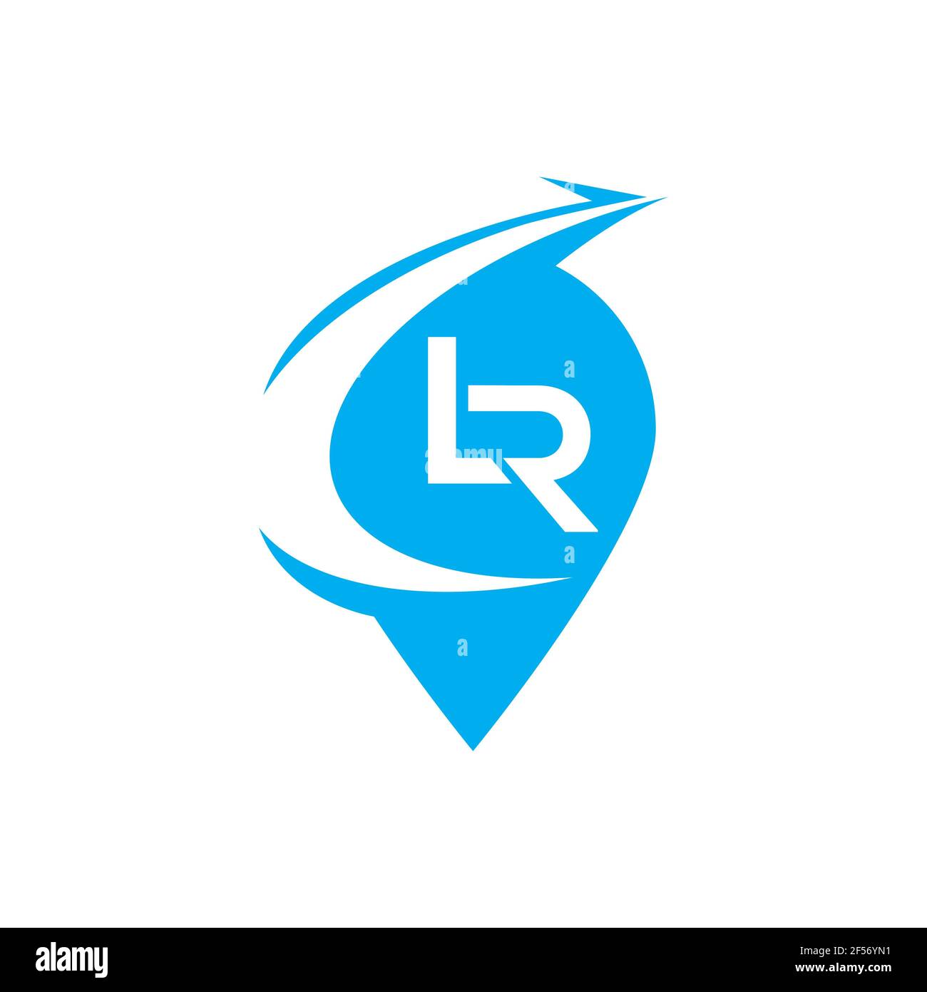 Simple monogram design template hi-res stock photography and images - Alamy