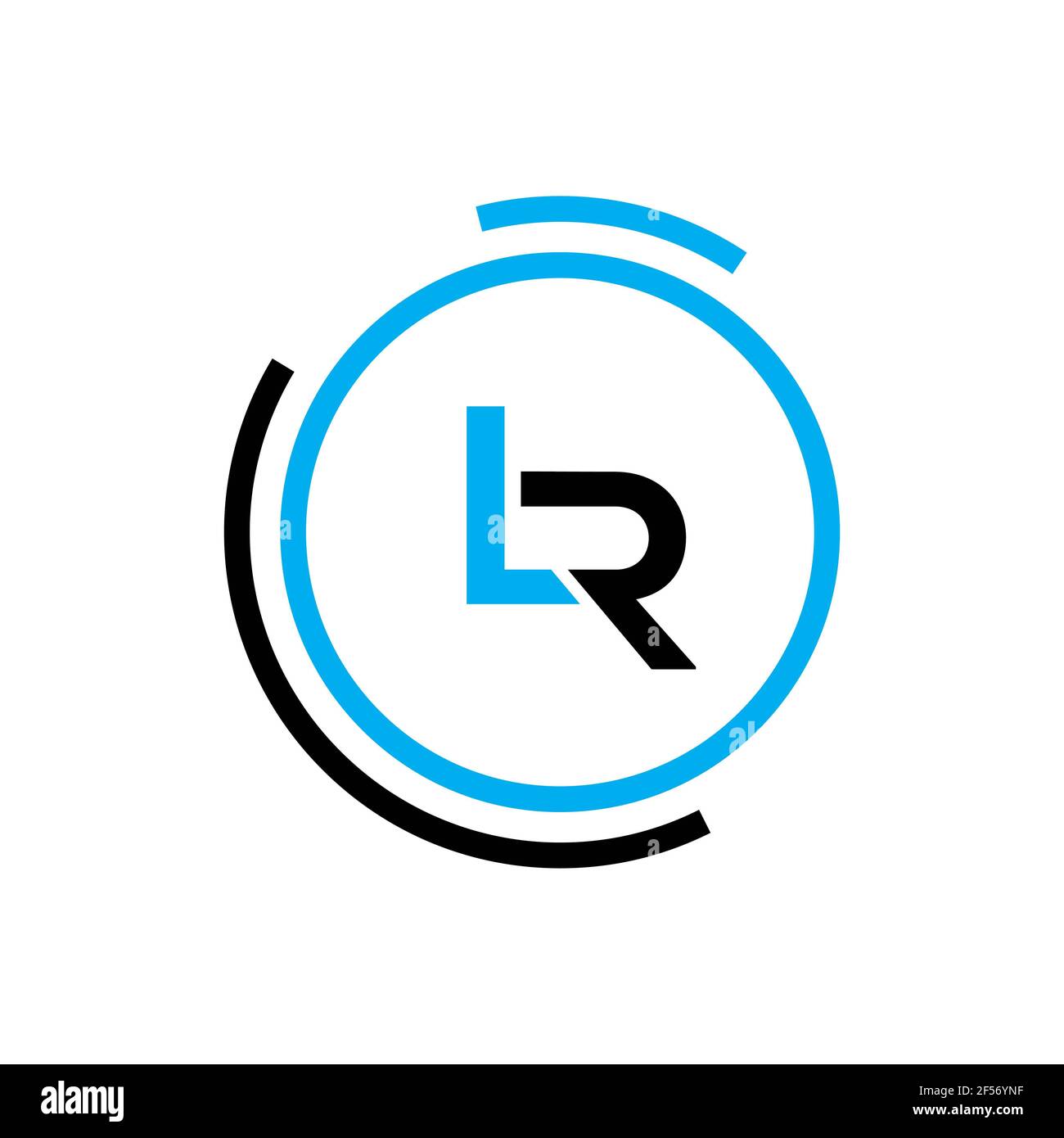 LR. Monogram of Two letters L & R. Luxury, simple, stylish and elegant ...