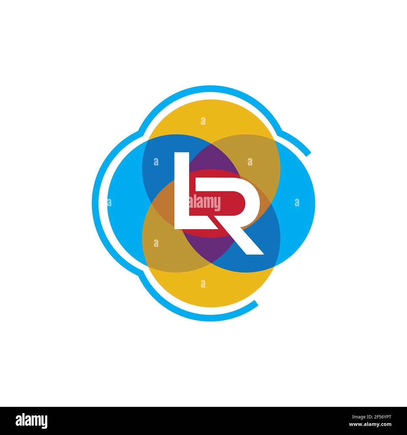 LR. Monogram of Two letters L & R. Luxury, simple, stylish and elegant ...