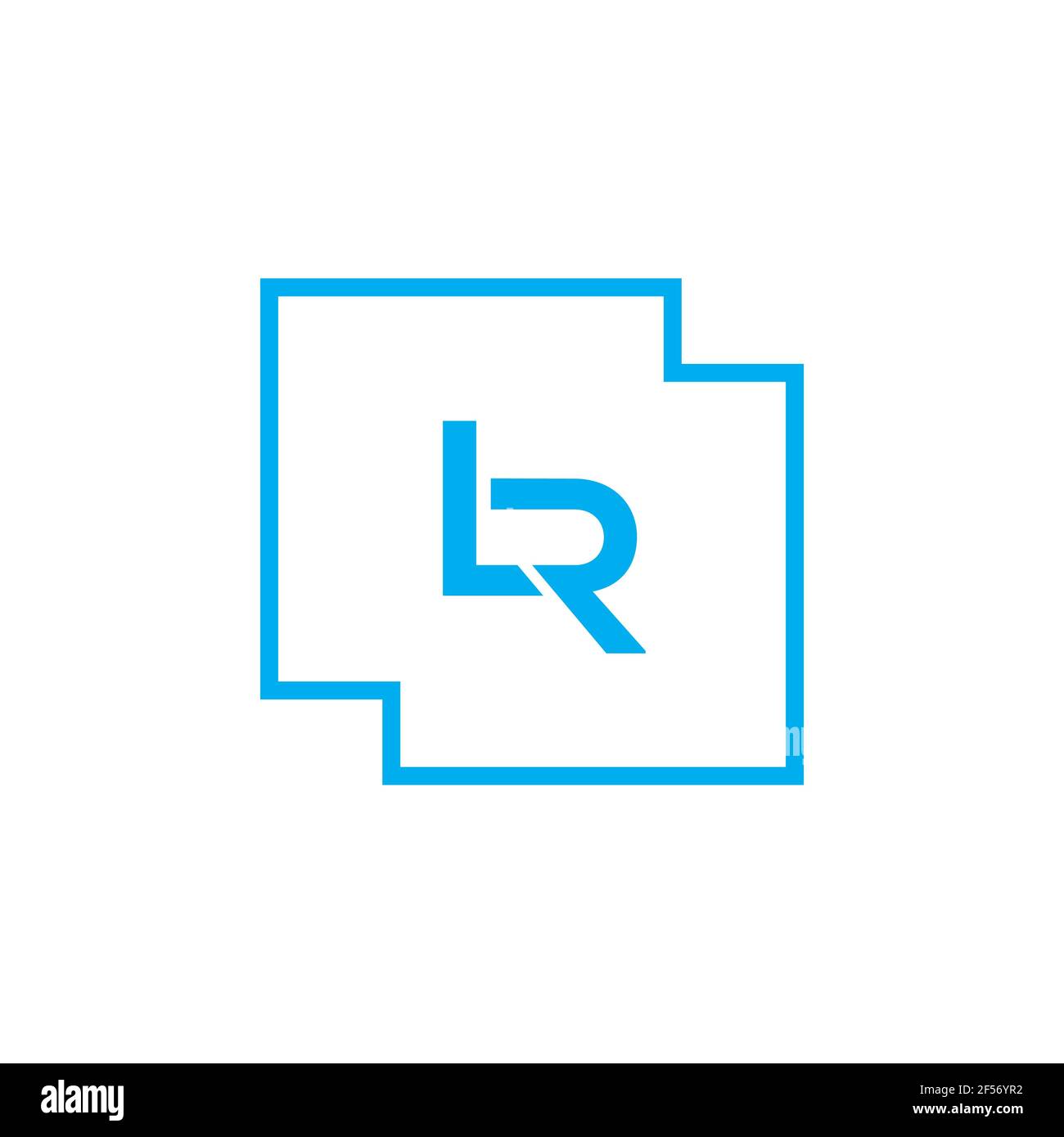 LR. Monogram of Two letters L & R. Luxury, simple, stylish and elegant ...